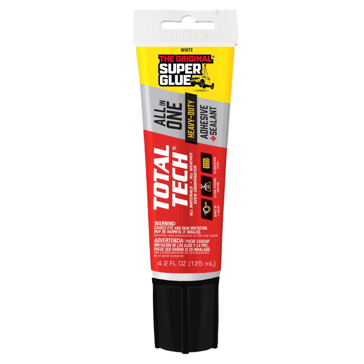 The Original Super Glue Total Tech Construction Adhesive Sealant 4.2 oz ...