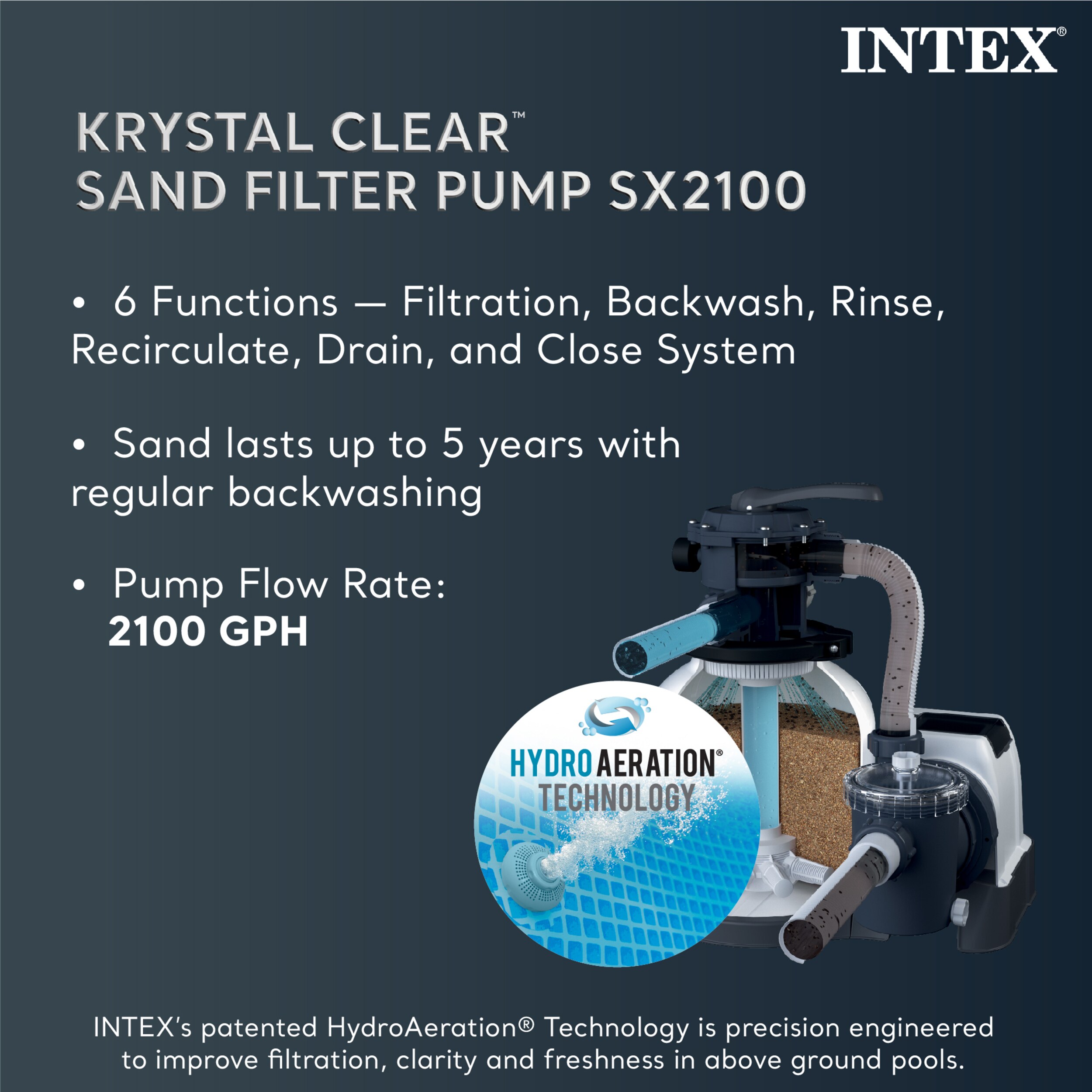 Intex 24-ft x 12-ft x 52-in Metal Frame Rectangle Above-Ground Pool ...