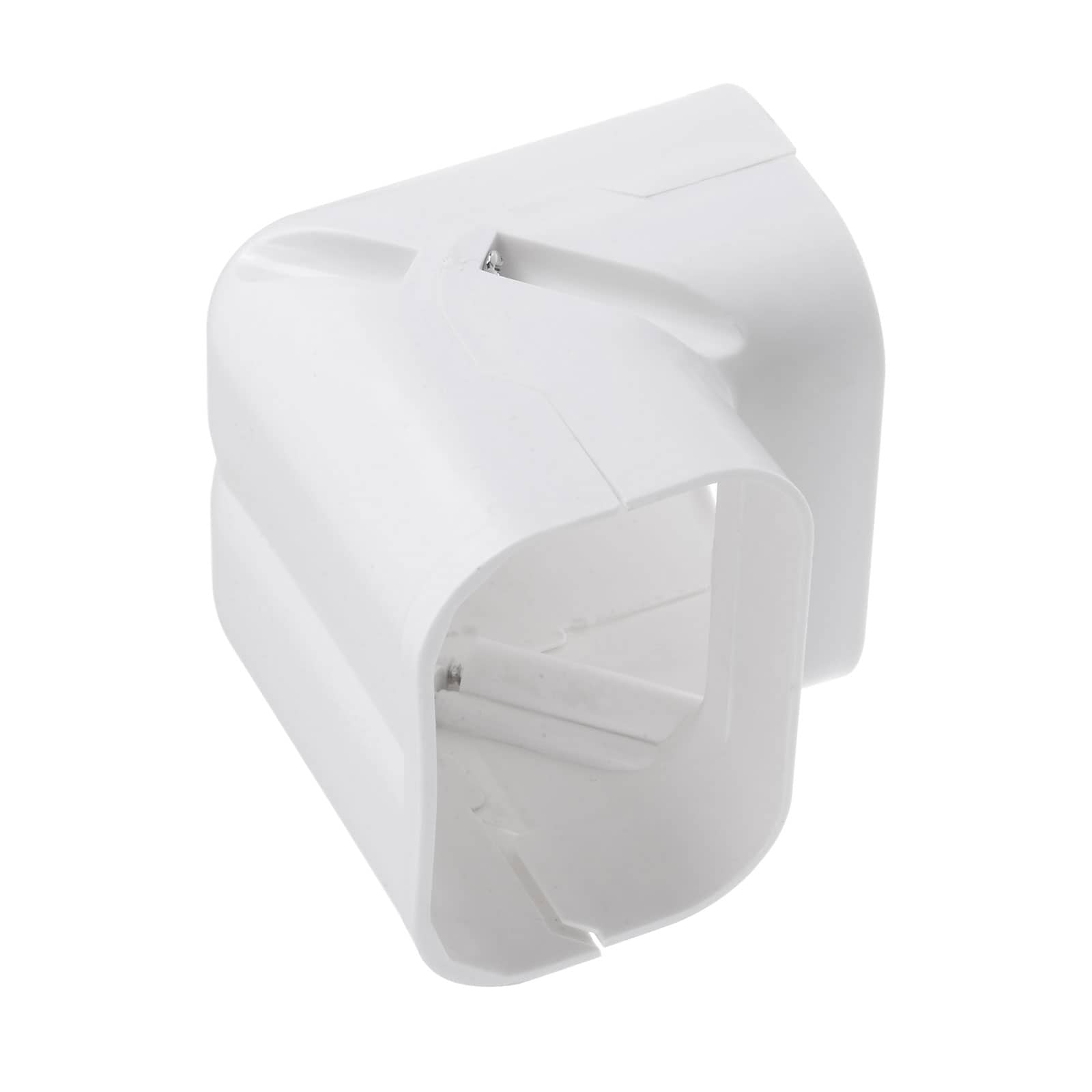 PATIKIL 4 Inch PVC Decorative Line Cover 90 Degree Elbow Tubing Parts ...