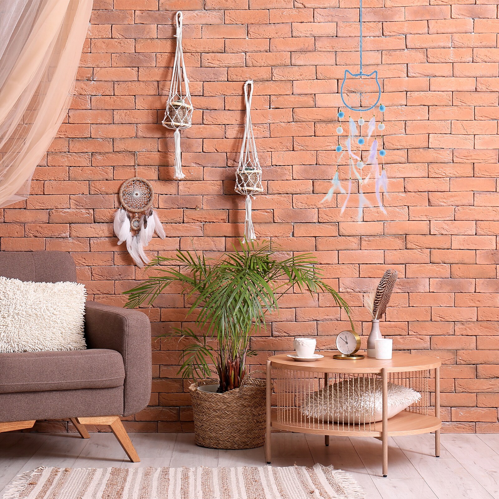 PATIKIL DIY Dream Catcher Cat Making Dream Catcher Supplies Handmade ...