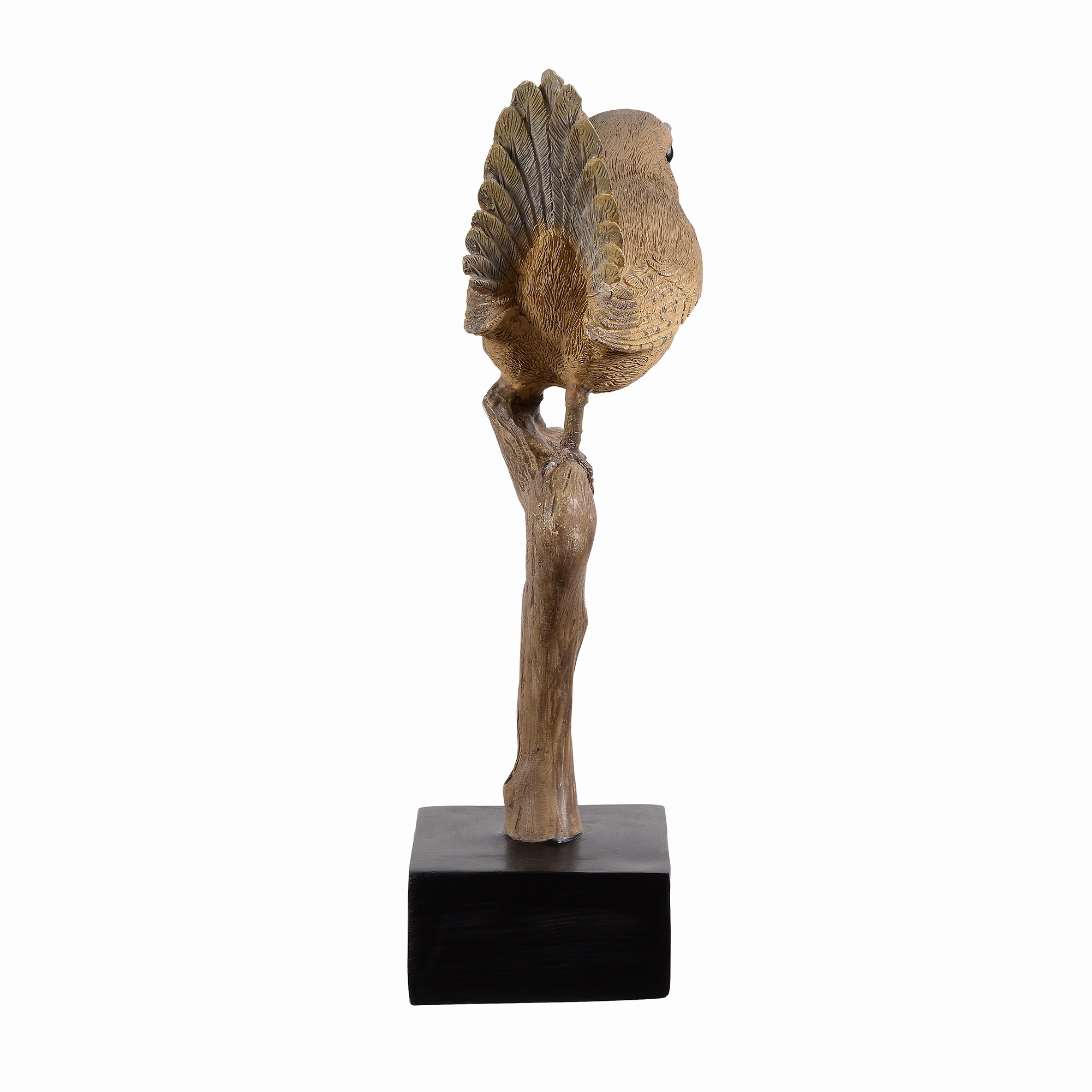 Hi-Line Gift 8.4-in H x 3-in W Brown Animal Garden Statue in the Garden ...