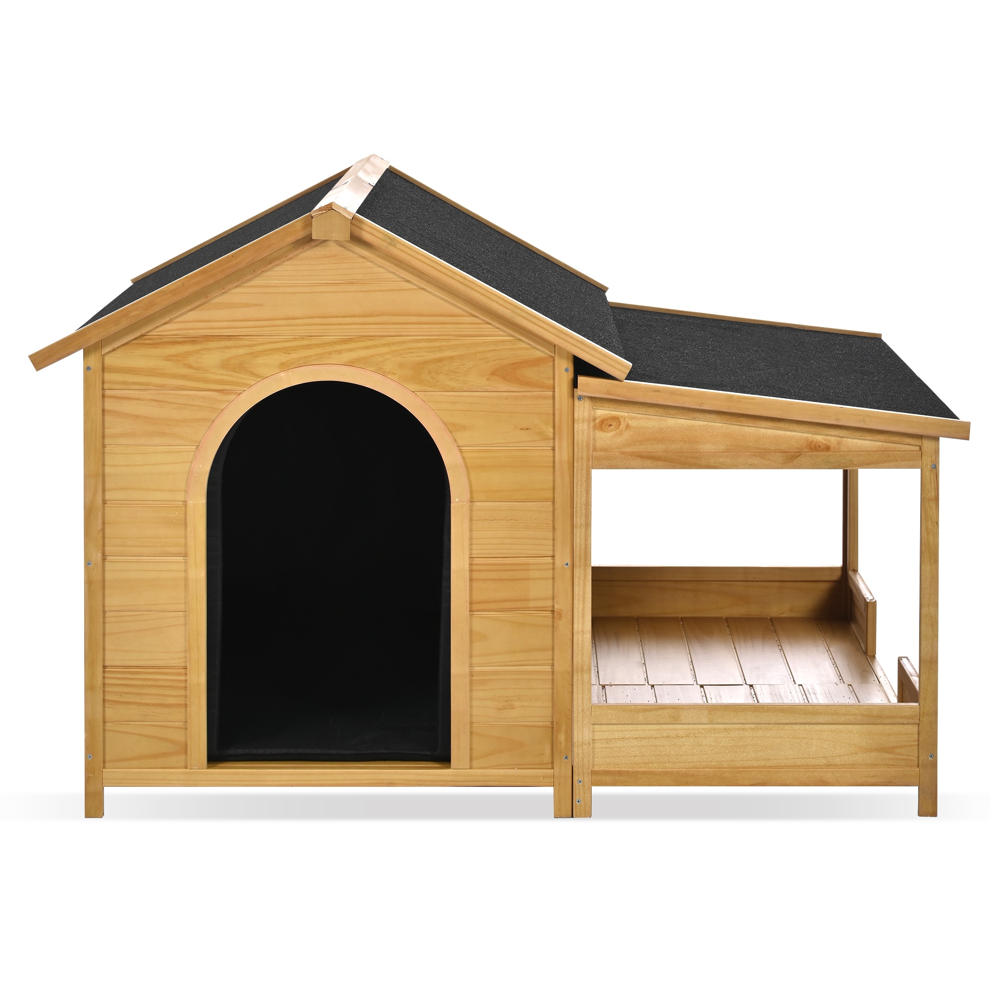 Tatayosi Large Outdoor Dog House with Insulated Liner for Winter ...