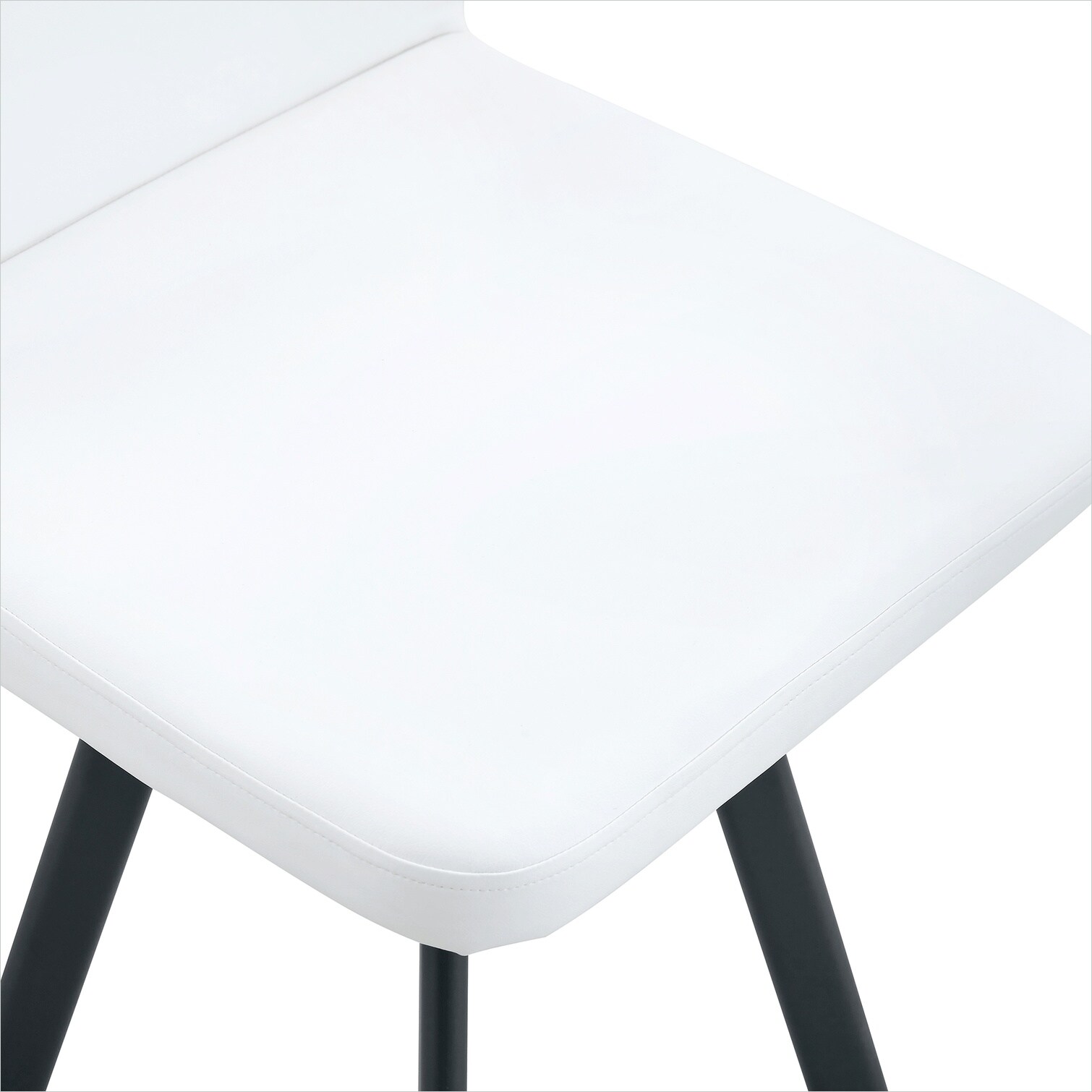 Watnature 8-Person Square Dining Set with White Faux Marble Tabletop ...