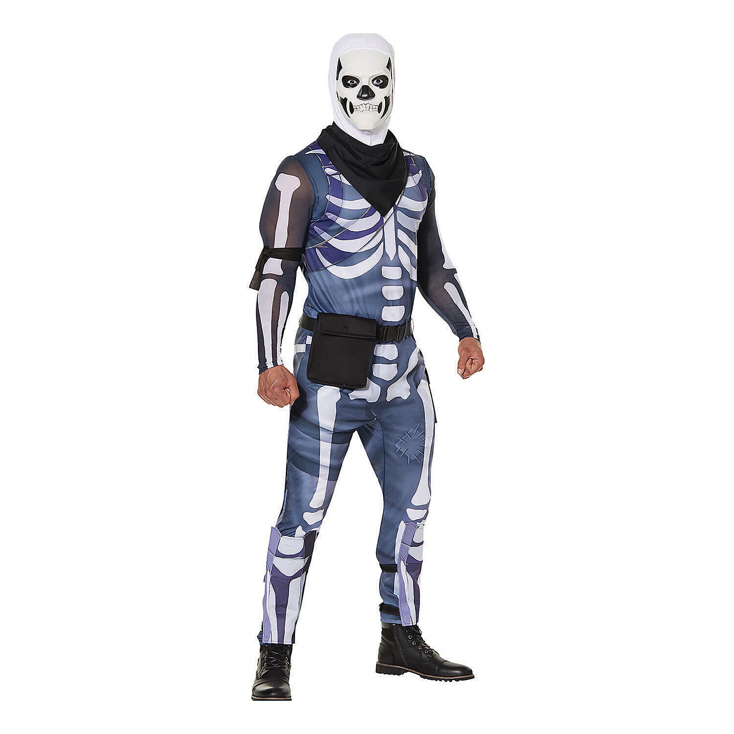 Fun World Men's Fortnite Skull Trooper Costume - Small at Lowes.com