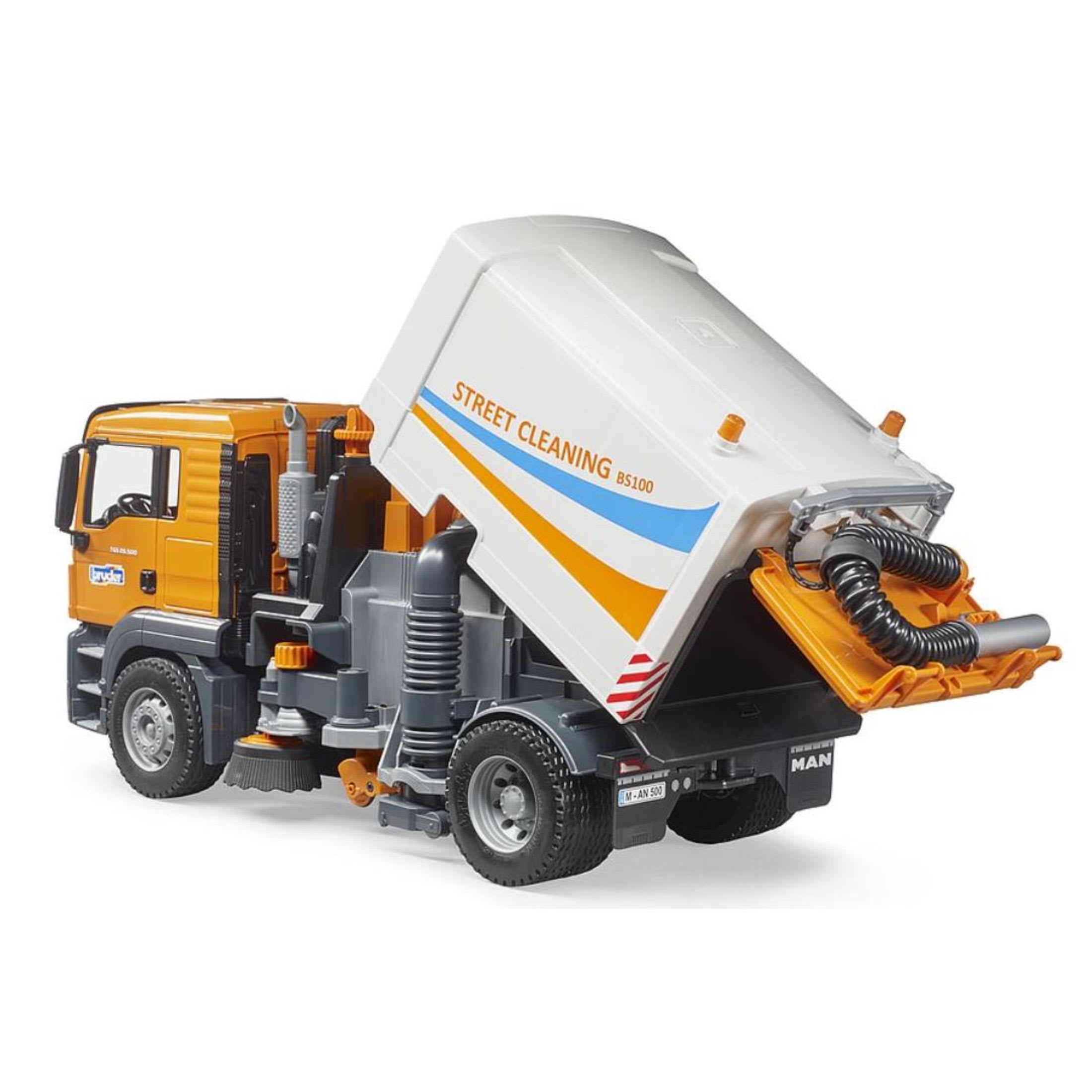 Lehman's Bruder MAN TGS Street Sweeper Vehicle Playset - 03780 Ages 4 ...