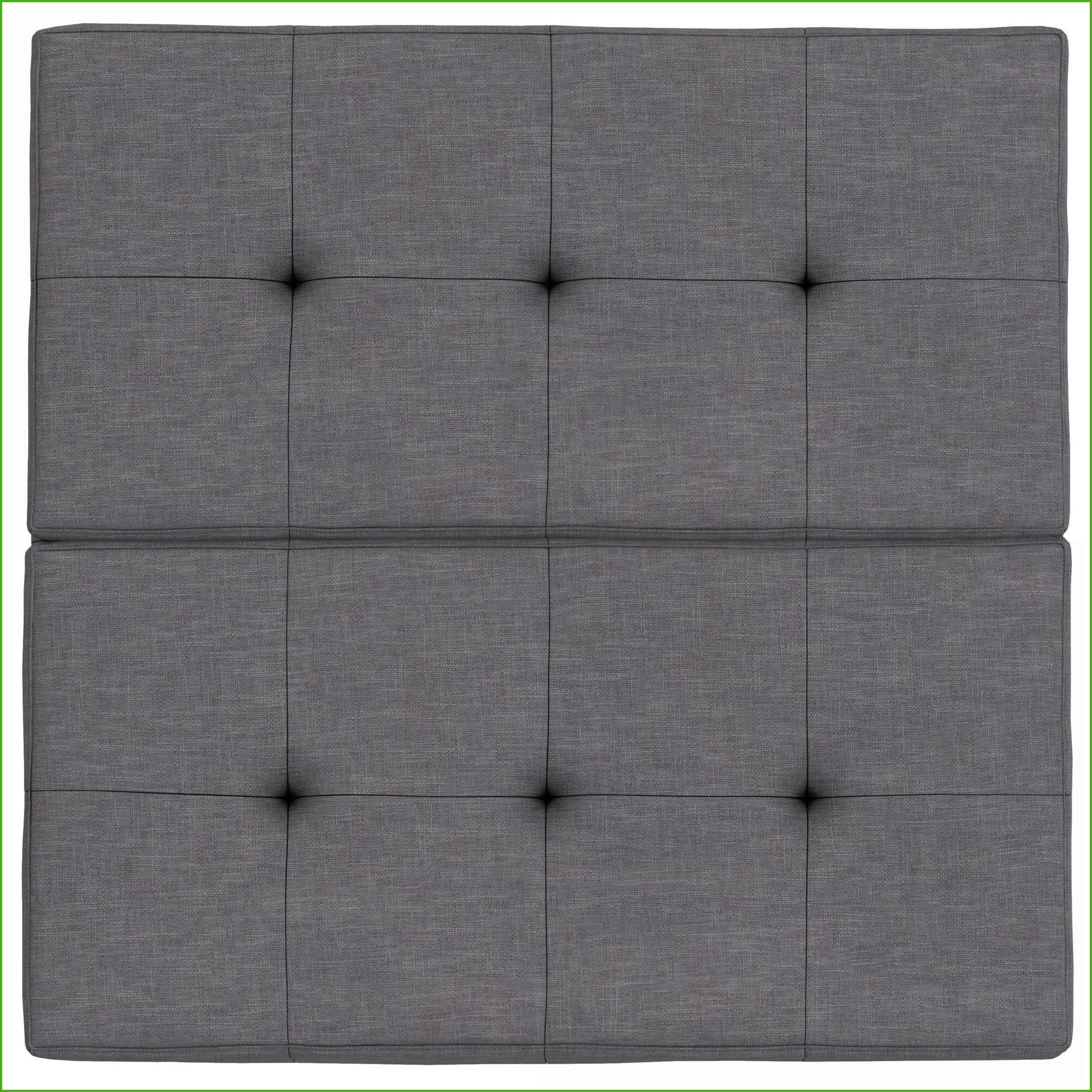 Watnature Ottoman with Split Lift Top Storage Slate Grey Linen for ...