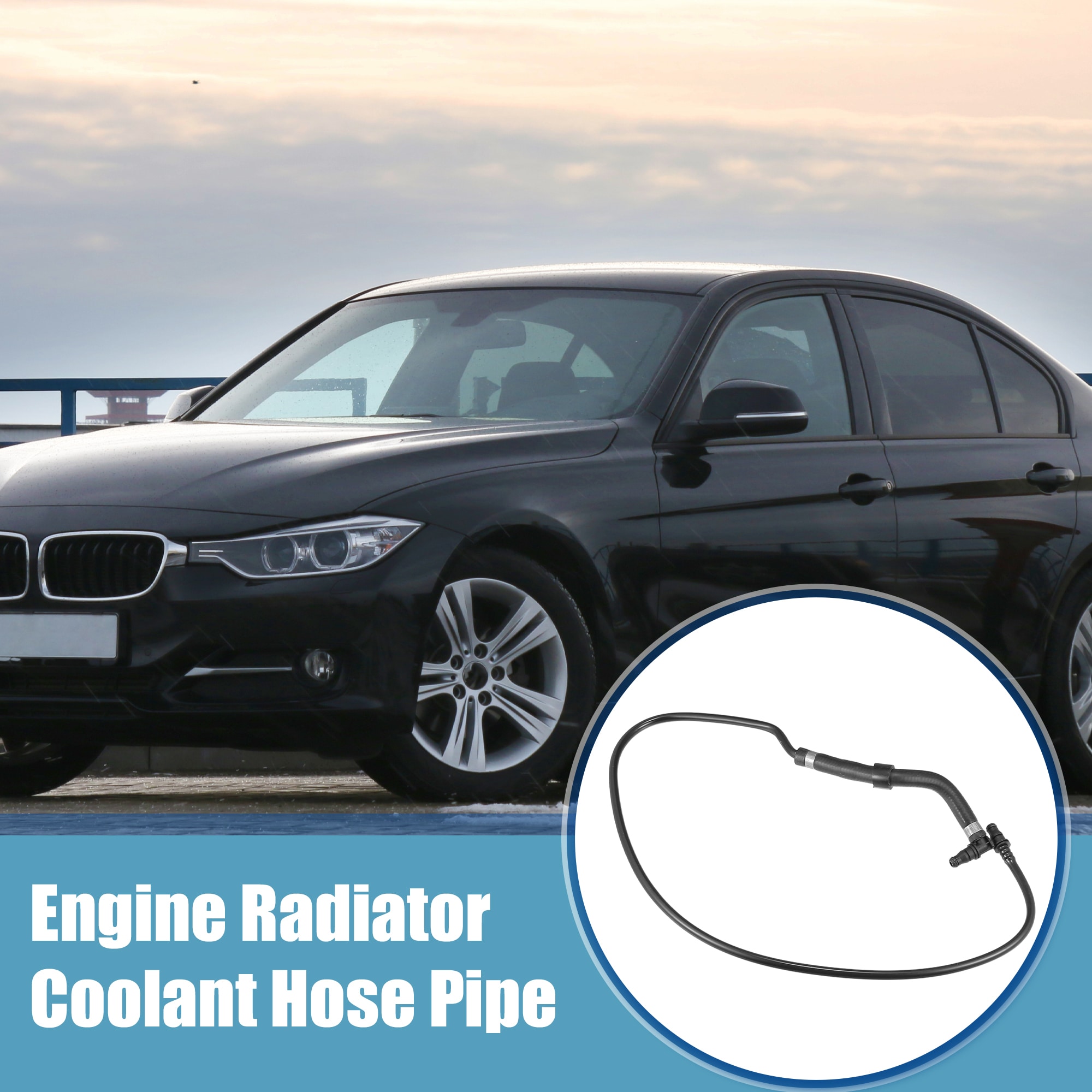 Unique Bargains Engine Radiator Coolant Heater Hose Engine Water Pipe ...