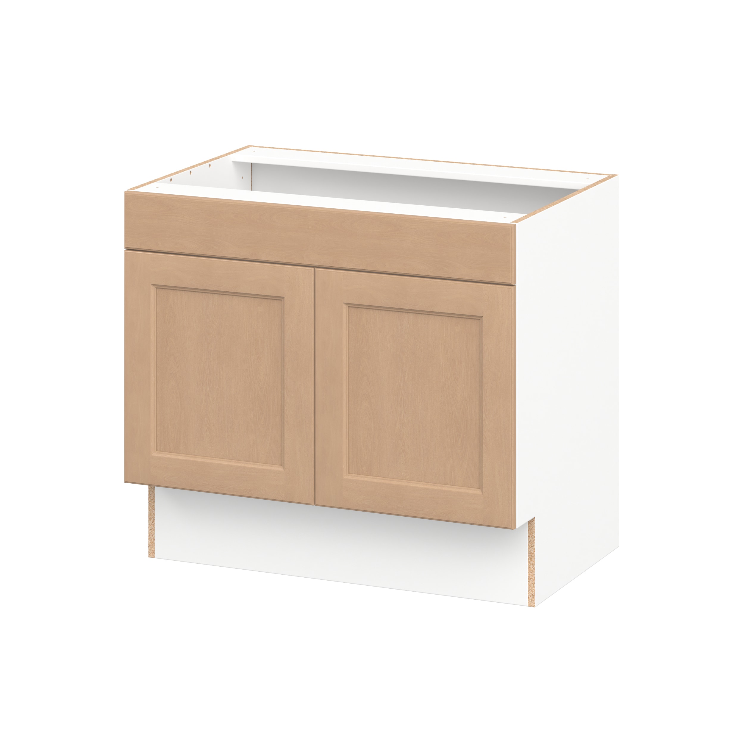 Hugo&Borg Raleigh 36-in W x 32.5-in H x 24.5-in D Sugar Cookie Stained ...