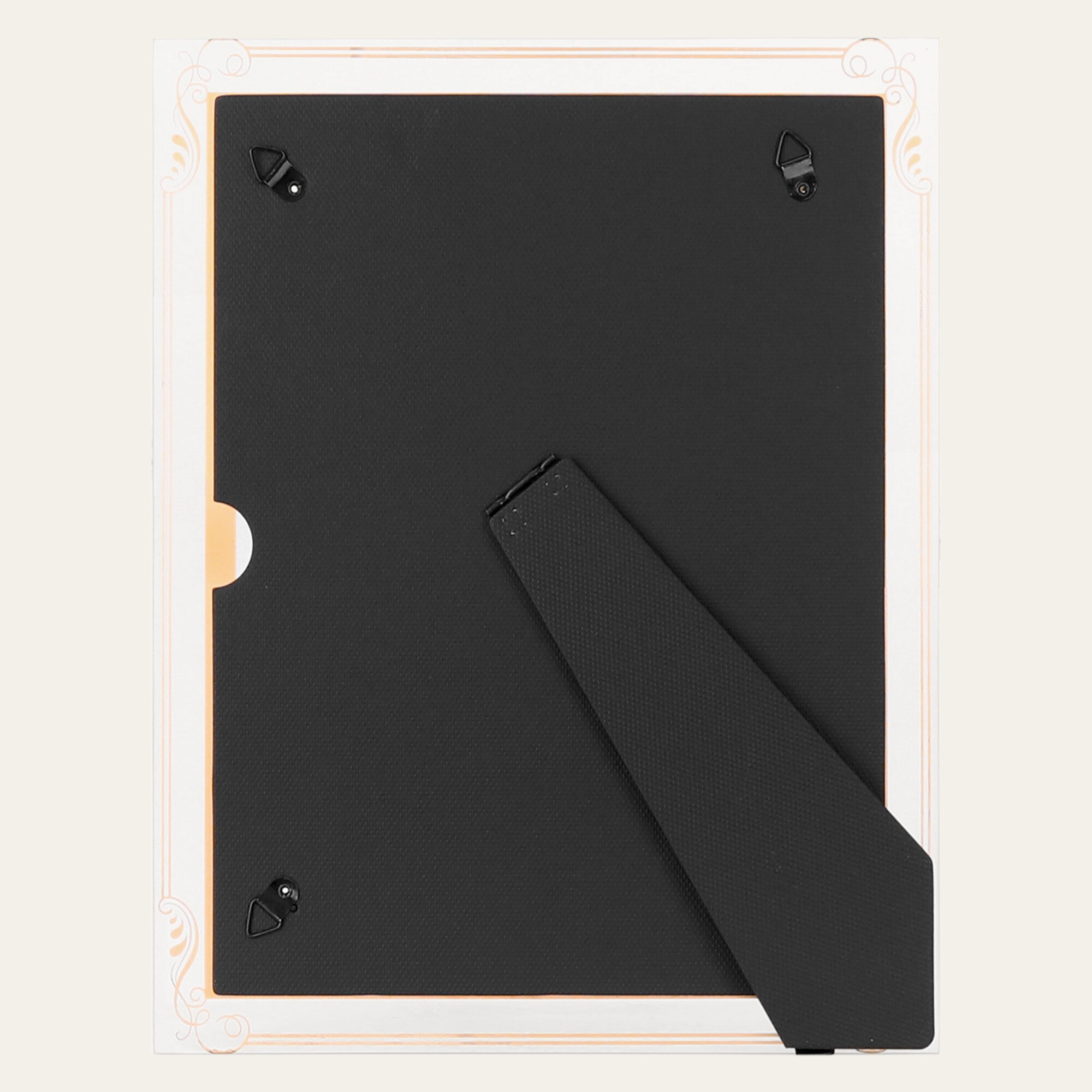 Unique Bargains Glass Picture Frame for Tabletop Display Vertical or ...