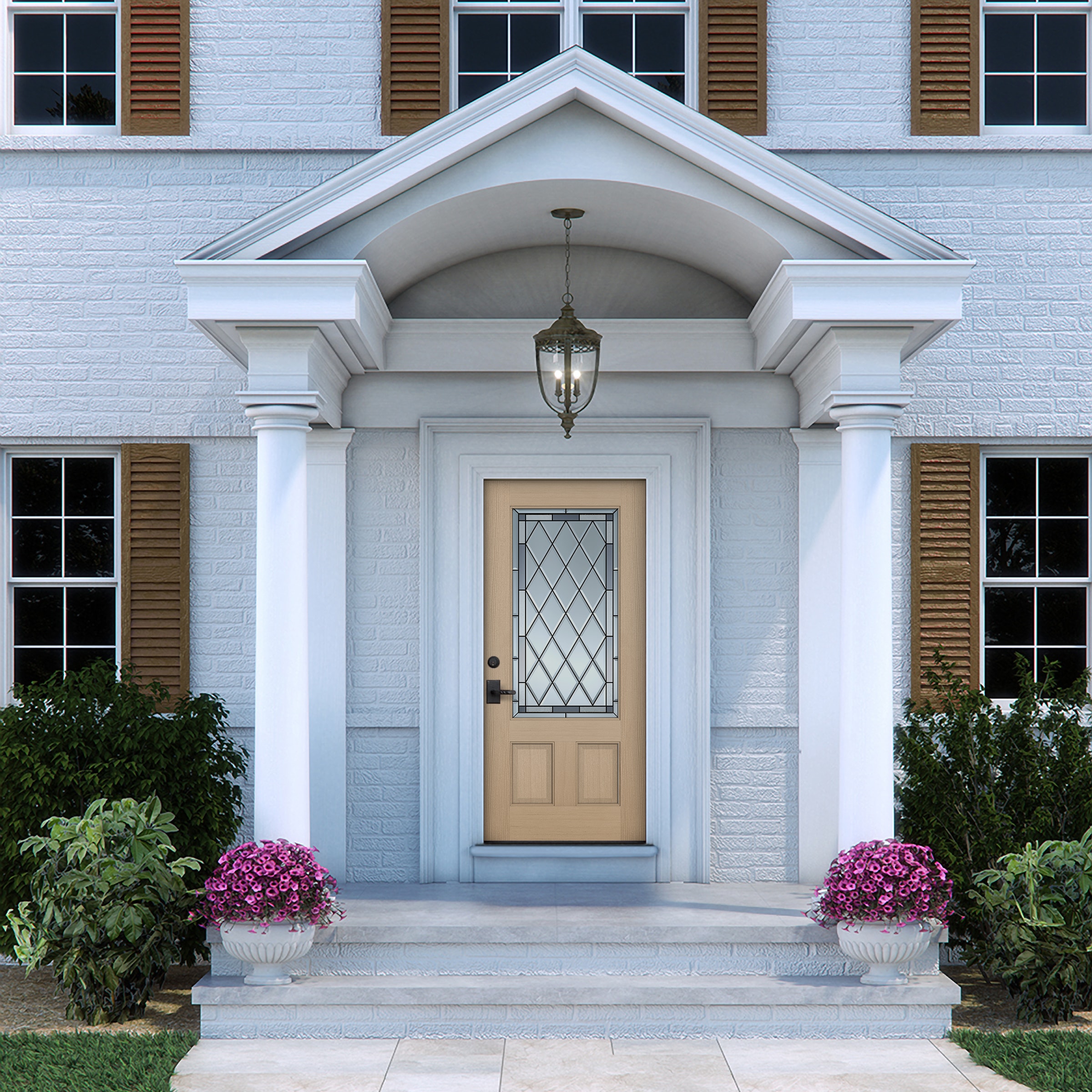 SIMPSON Customizable Wood Single door Front Door at Lowes.com