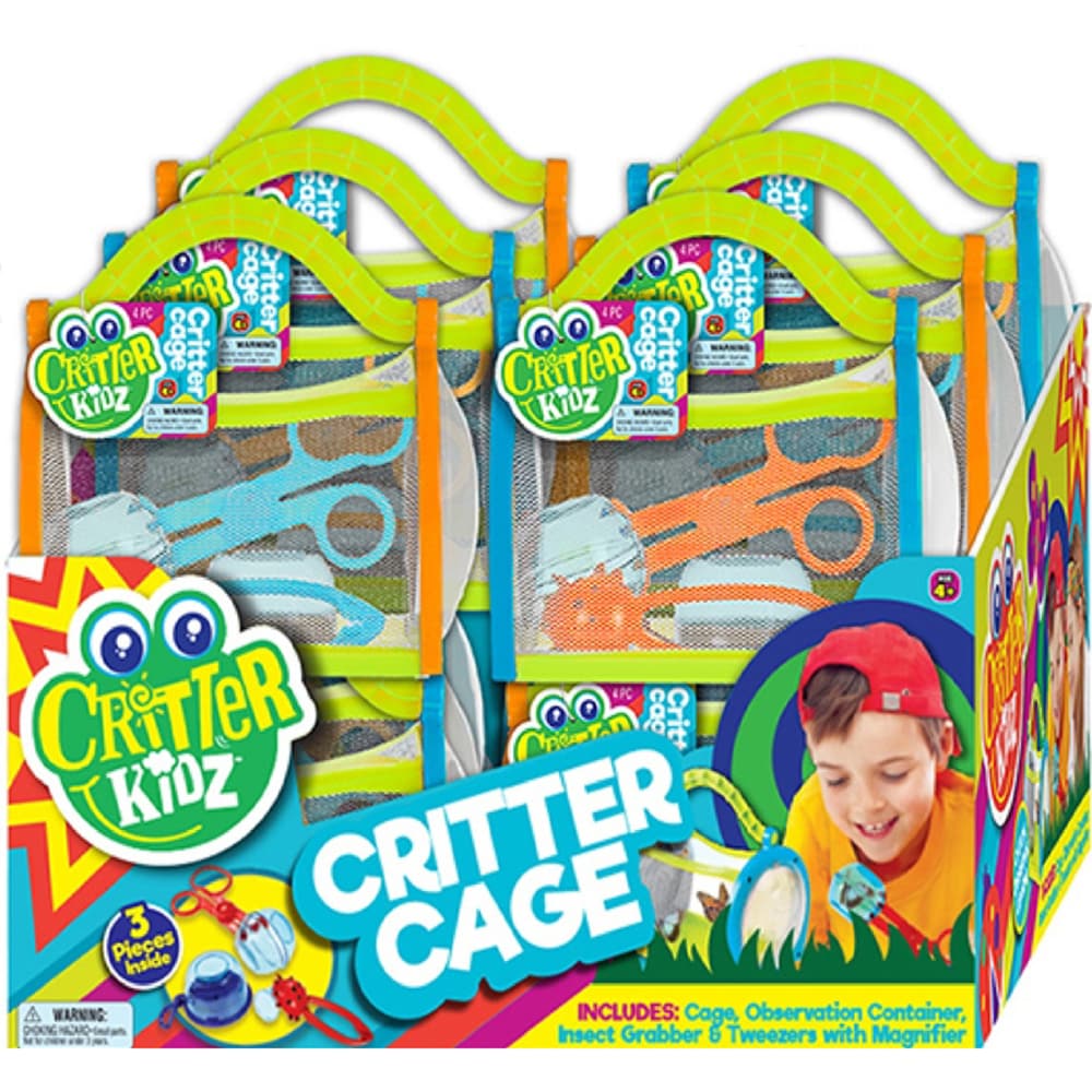 ZURU JA-RU Critter Kidz Plastic Critter Cage 4-Piece Set — Learning ...