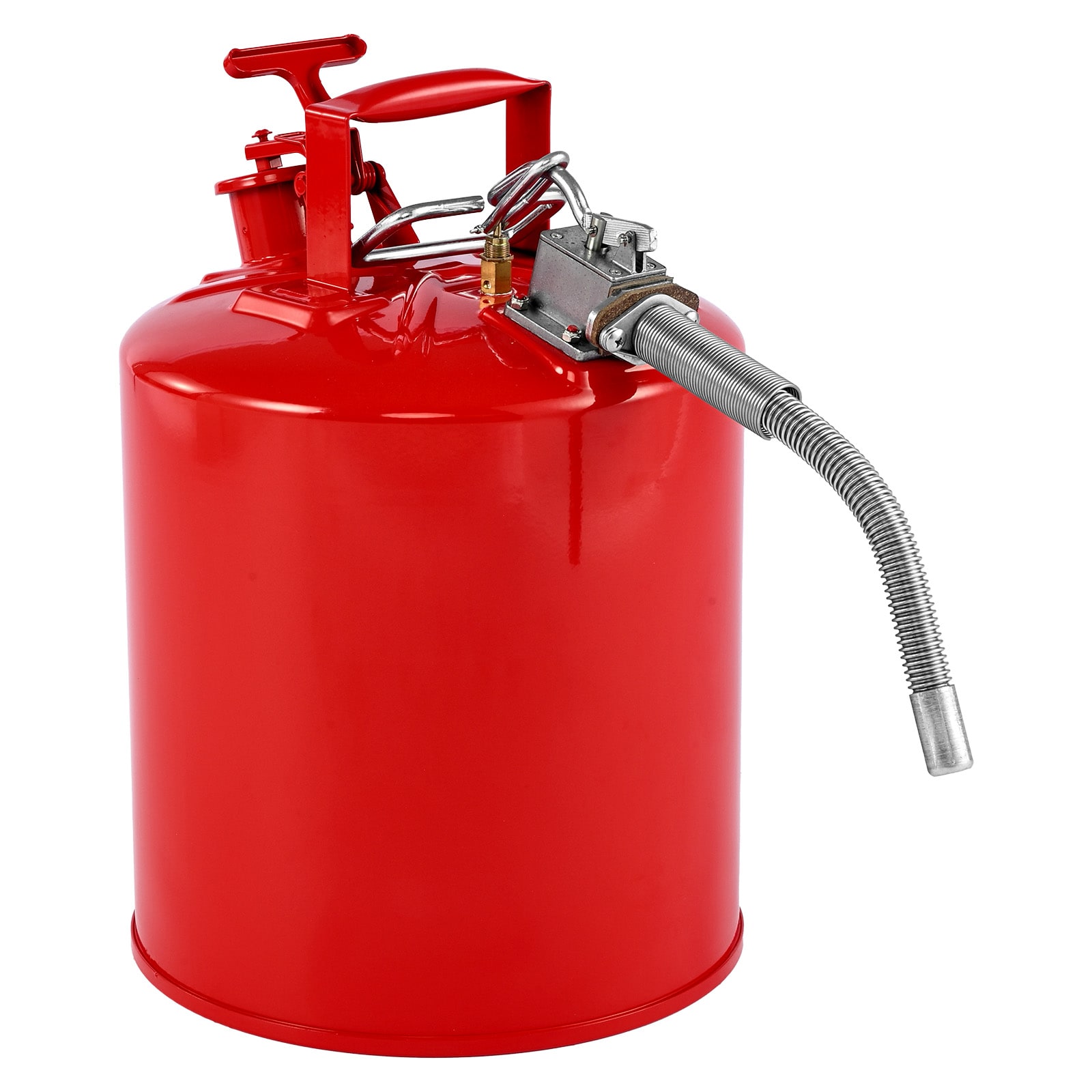 VEVOR Safety Gas Can 5 Gallon Type II Red Safety Can for Gasoline with ...