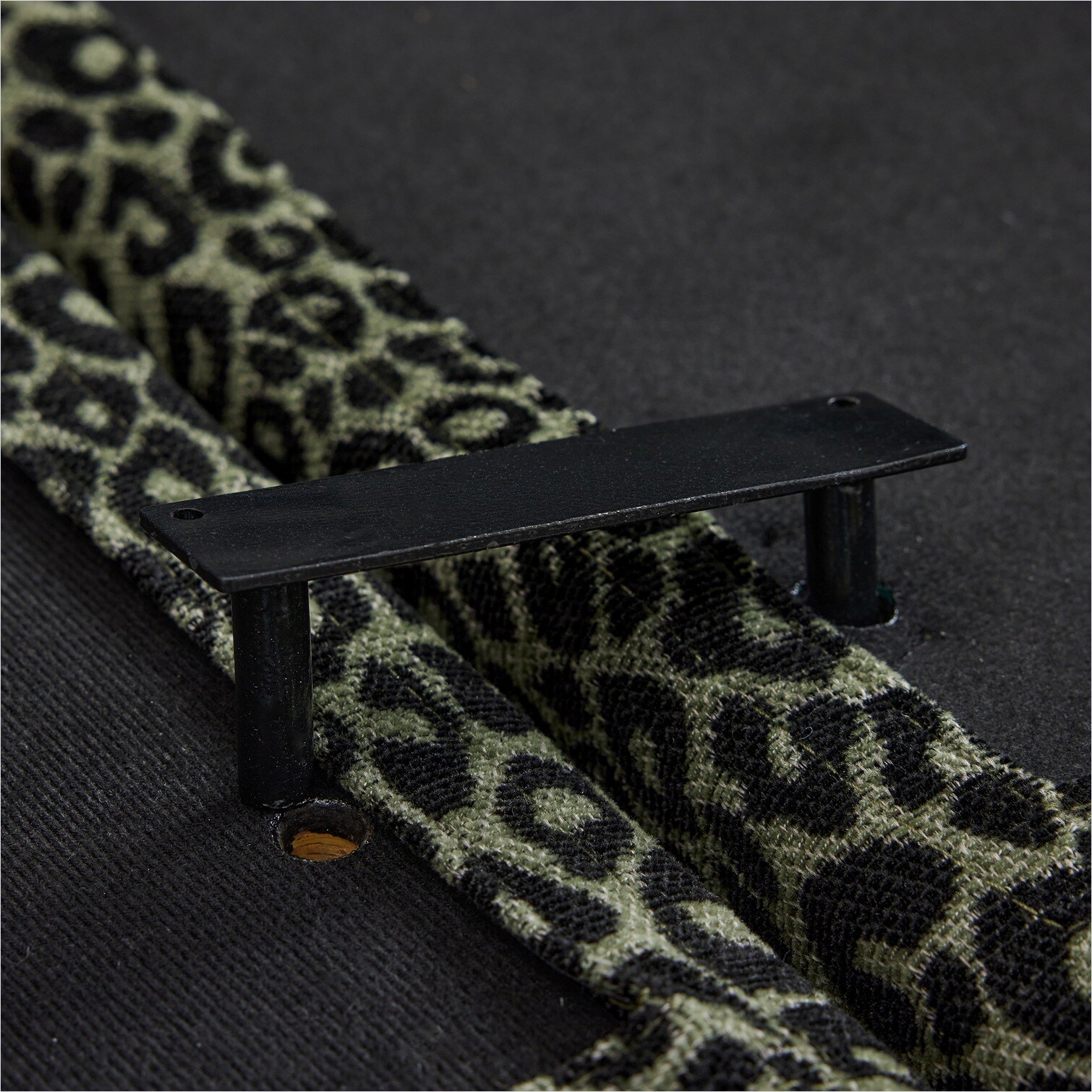 Naturefalls Loveseat Sleeper Sofa in Soft Green Chenille with Leopard ...