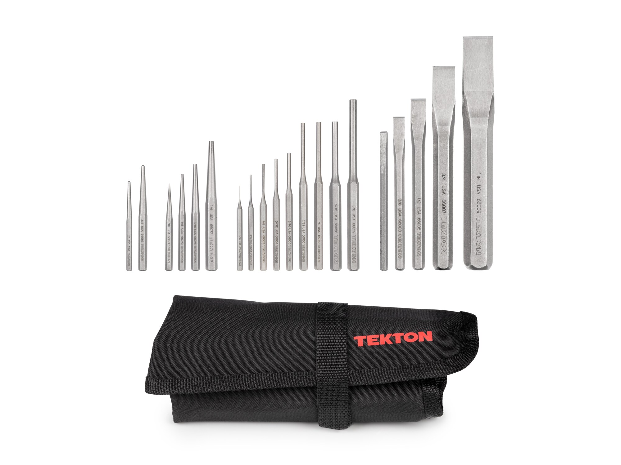 TEKTON 20-pc. Punch and Chisel Set Punch Kit in the Punches department ...