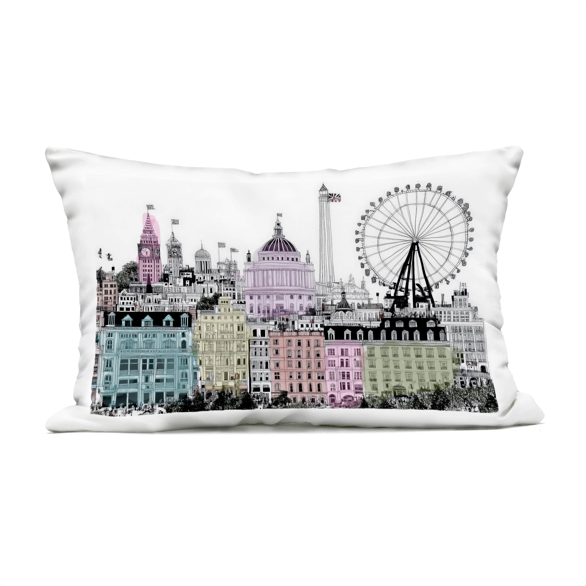 London Cities of the World Outdoor Decorative Pillows at Lowes.com