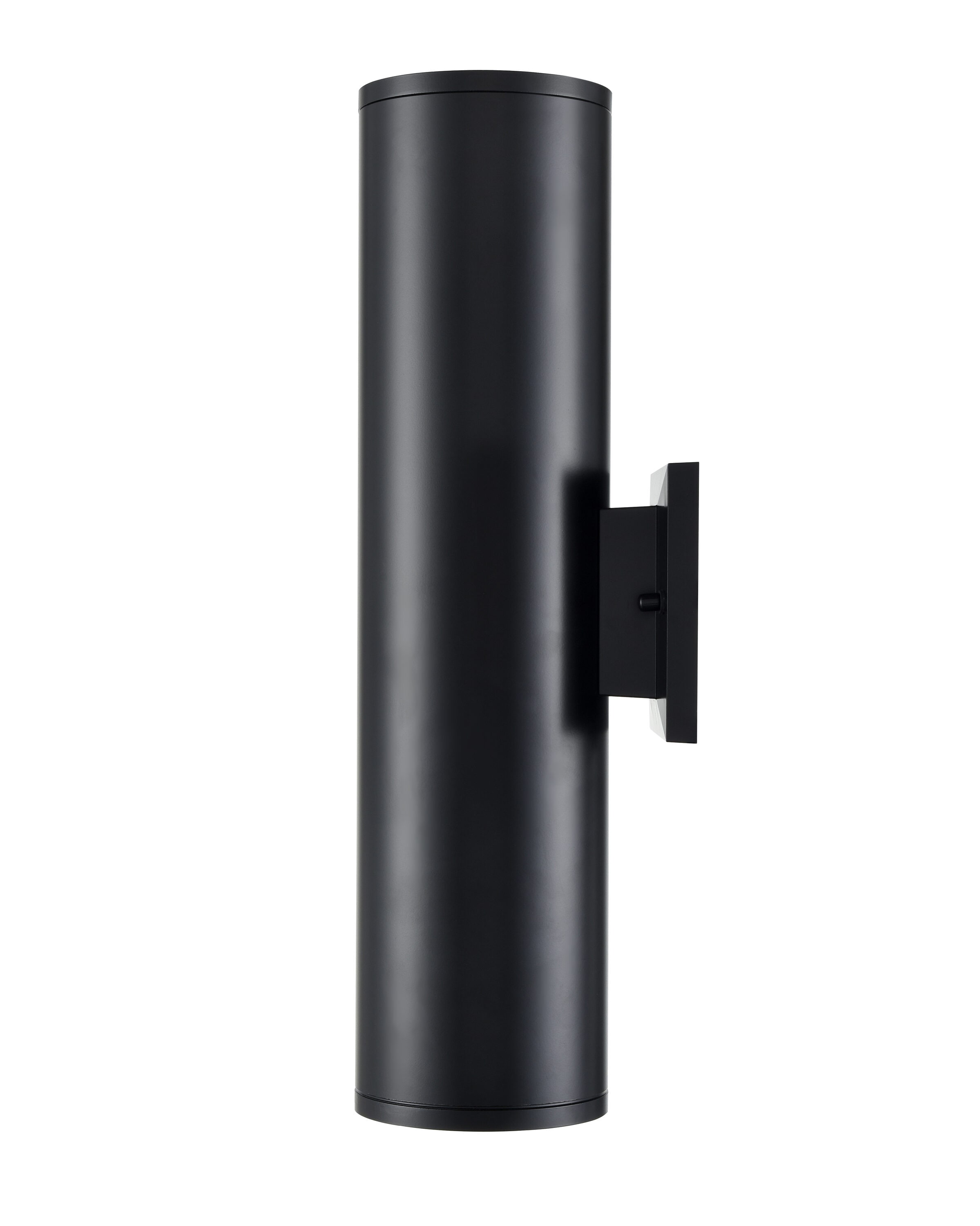 Millennium Lighting Vegas 18-in H Matte Black Hardwired Integrated LED ...