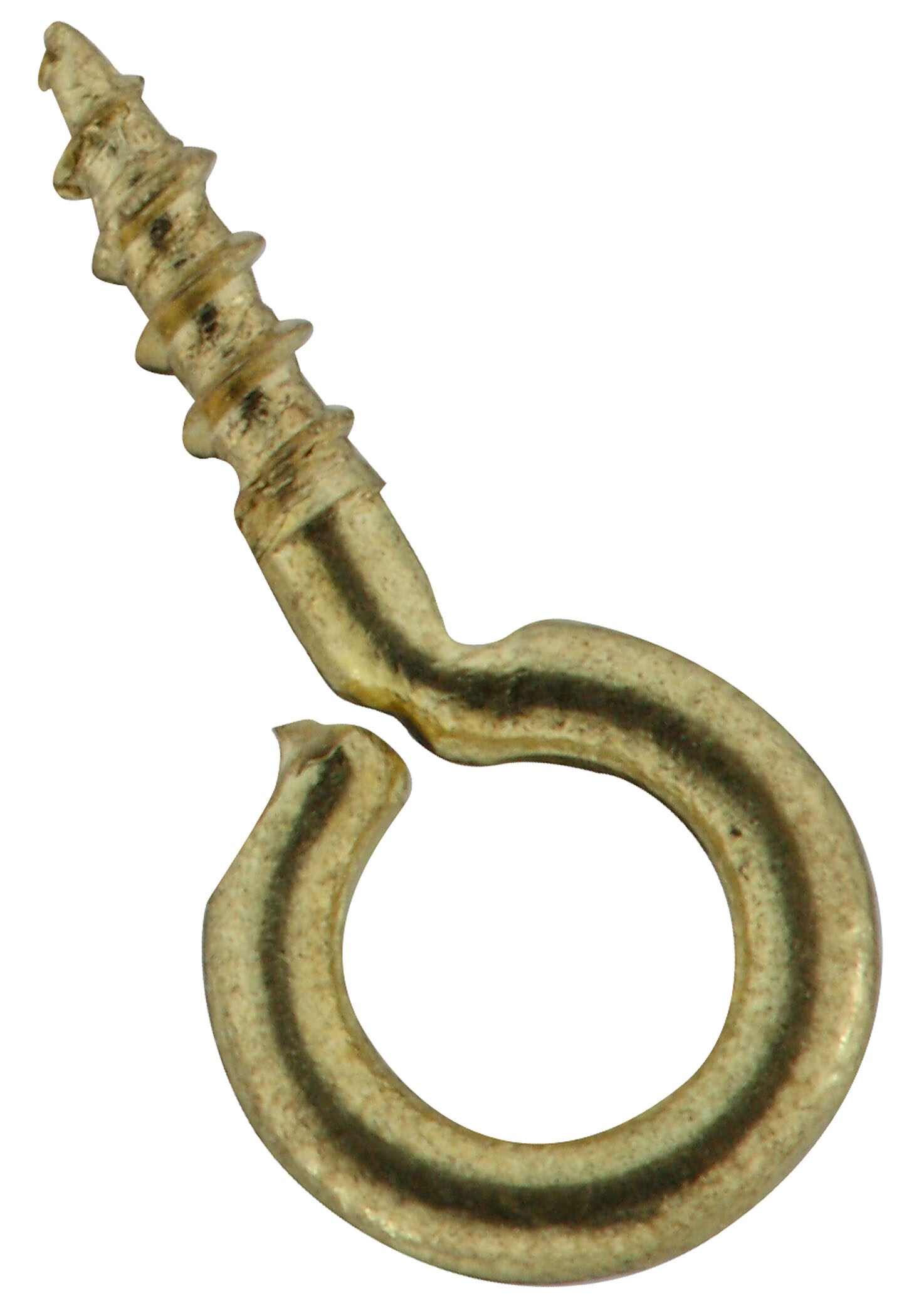 Stanley National Hardware Solid Brass Screw Eye Hook 7 Pack At