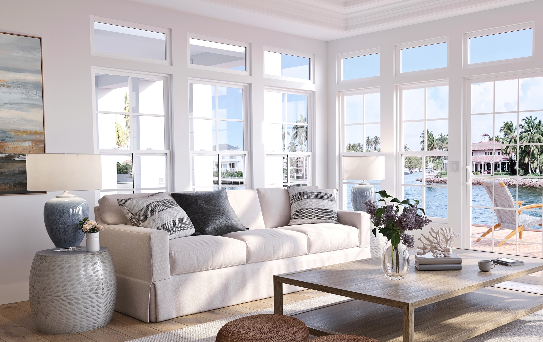 RELIABILT 3600 Series White Exterior White Interior Vinyl New ...