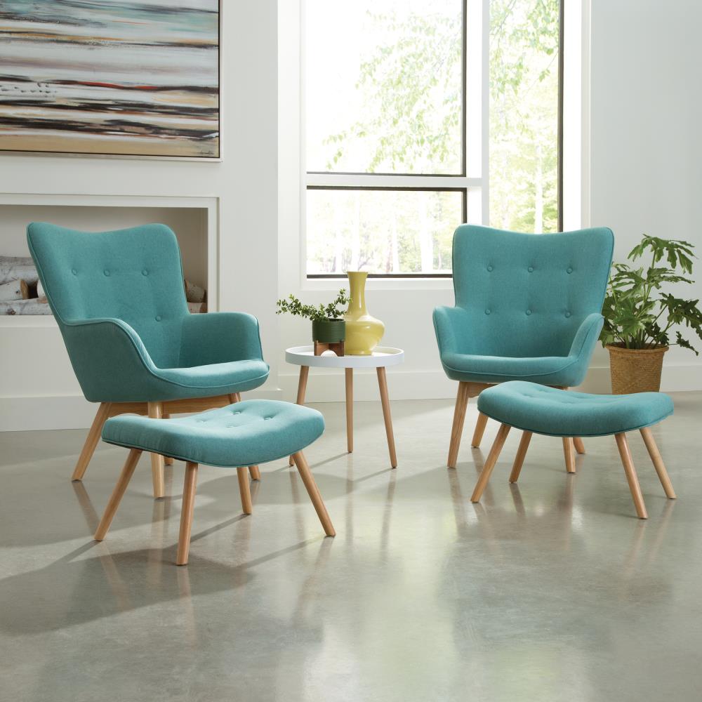 Mid century teal chair store