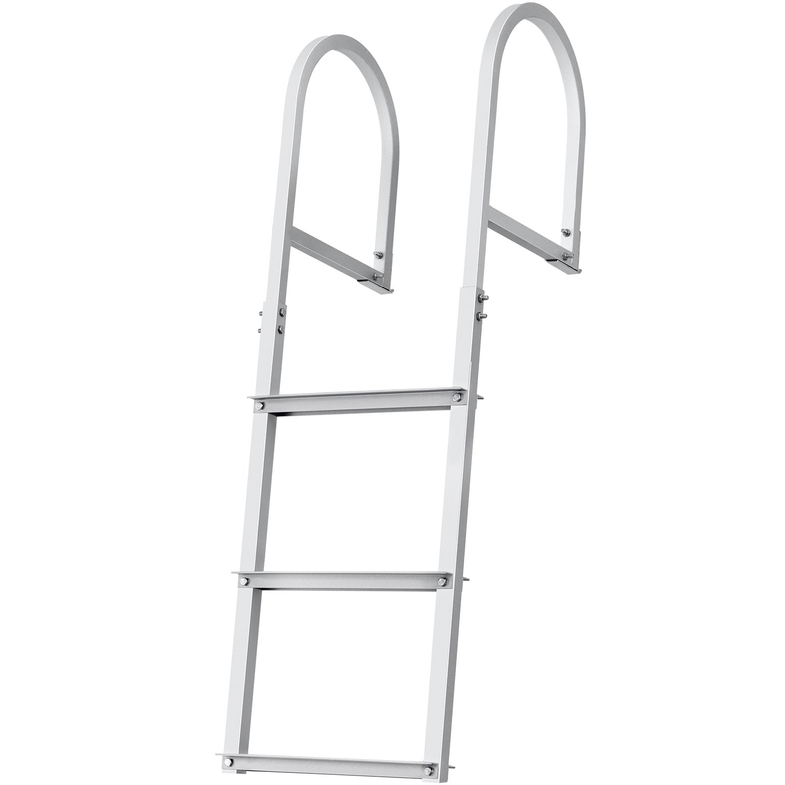 Mecale Removable Dock Ladder 3 Step 500 lb 3.1 in Rubber Mat Step ...