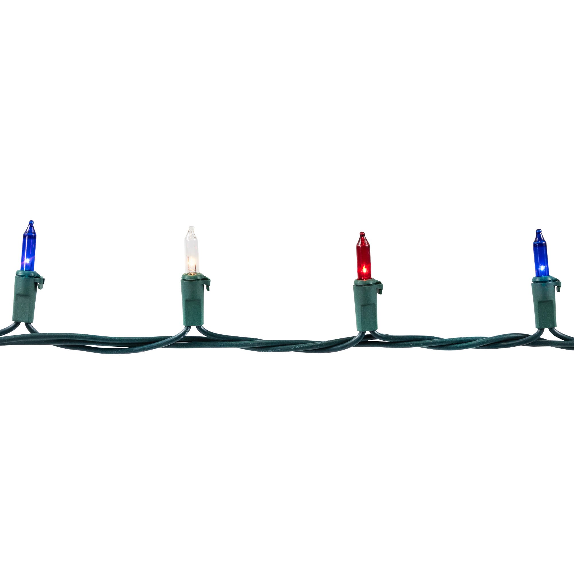 Northlight Mini Patriotic Christmas Lights - Red, White and Blue - 20. ...