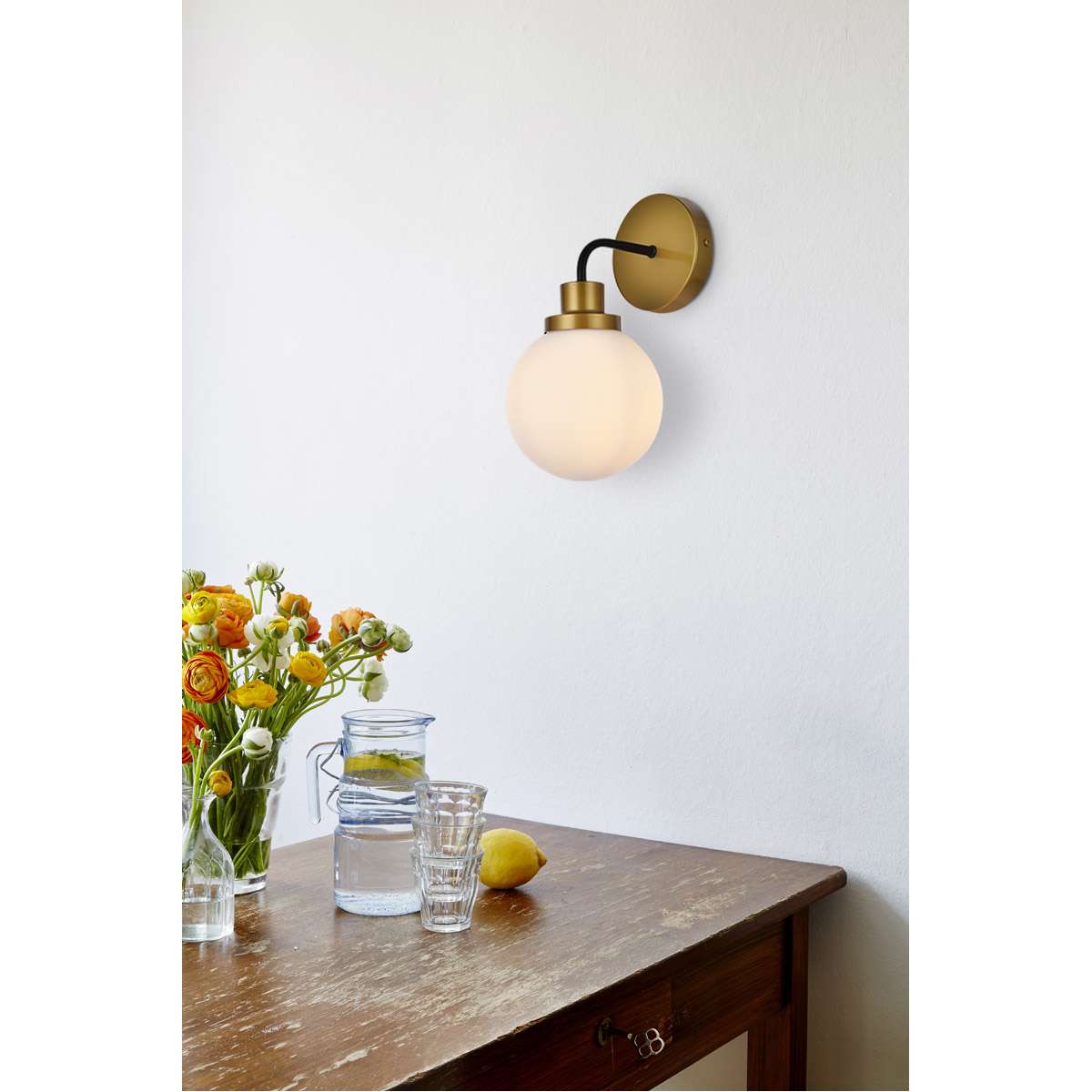Elegant Lighting Living District LD7030W8BRB Hanson Bathroom Vanity ...