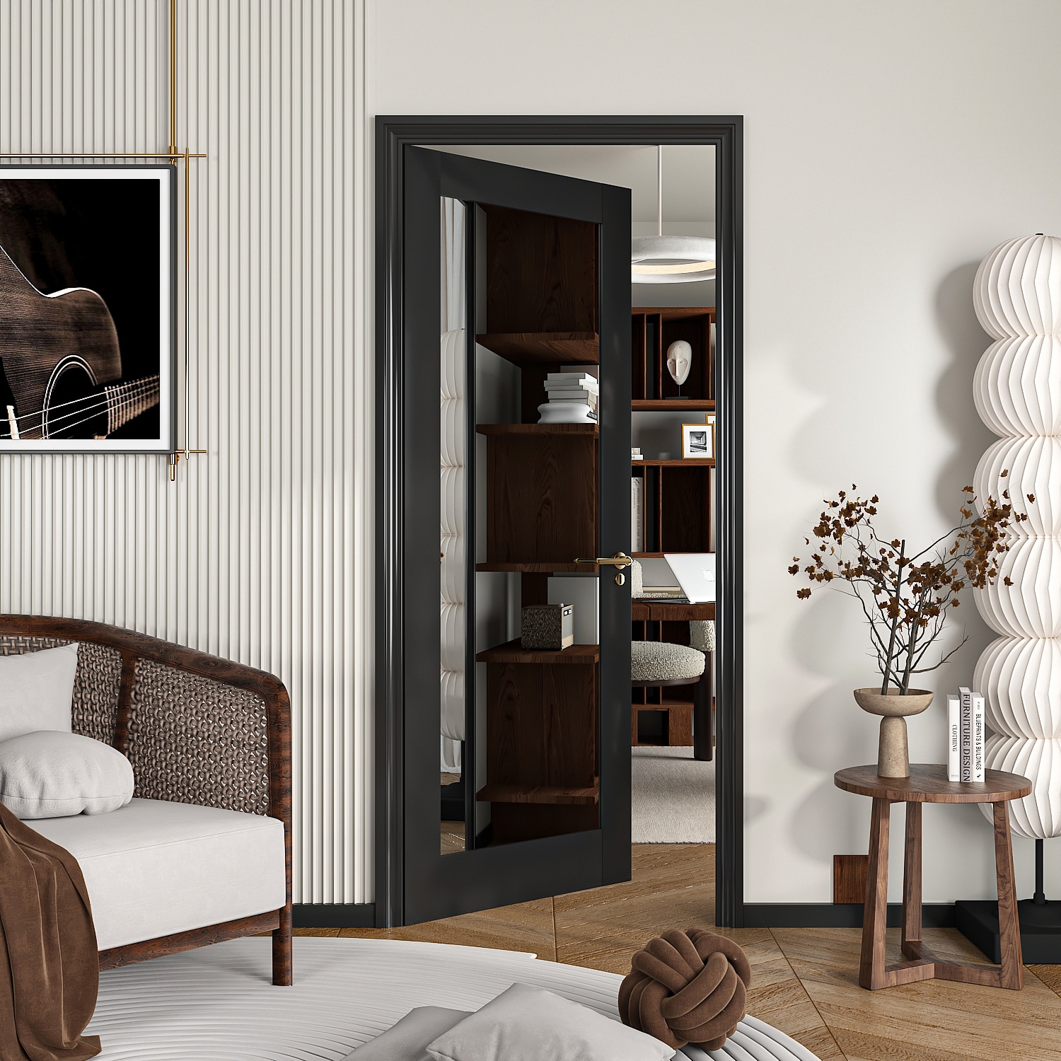 Misty Moon Prehung Interior Door Primed Solid Core Single Prehung ...