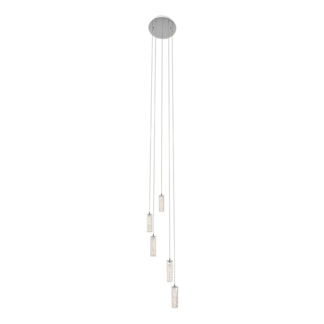 elan Neruda Chrome Modern/Contemporary Beveled Glass Cylinder LED ... elan Neruda Chrome Modern/Contemporary Beveled Glass Cylinder LED ...