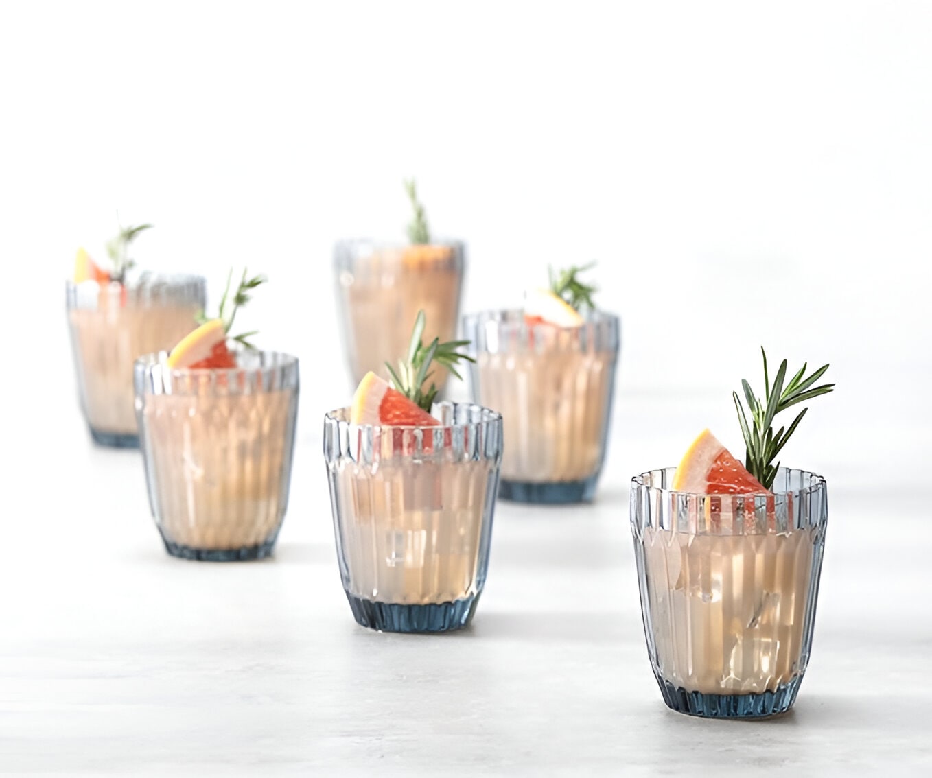 Fortessa Archie Set of 6 Double Old Fashioned Glass Dusk Gray in the ...