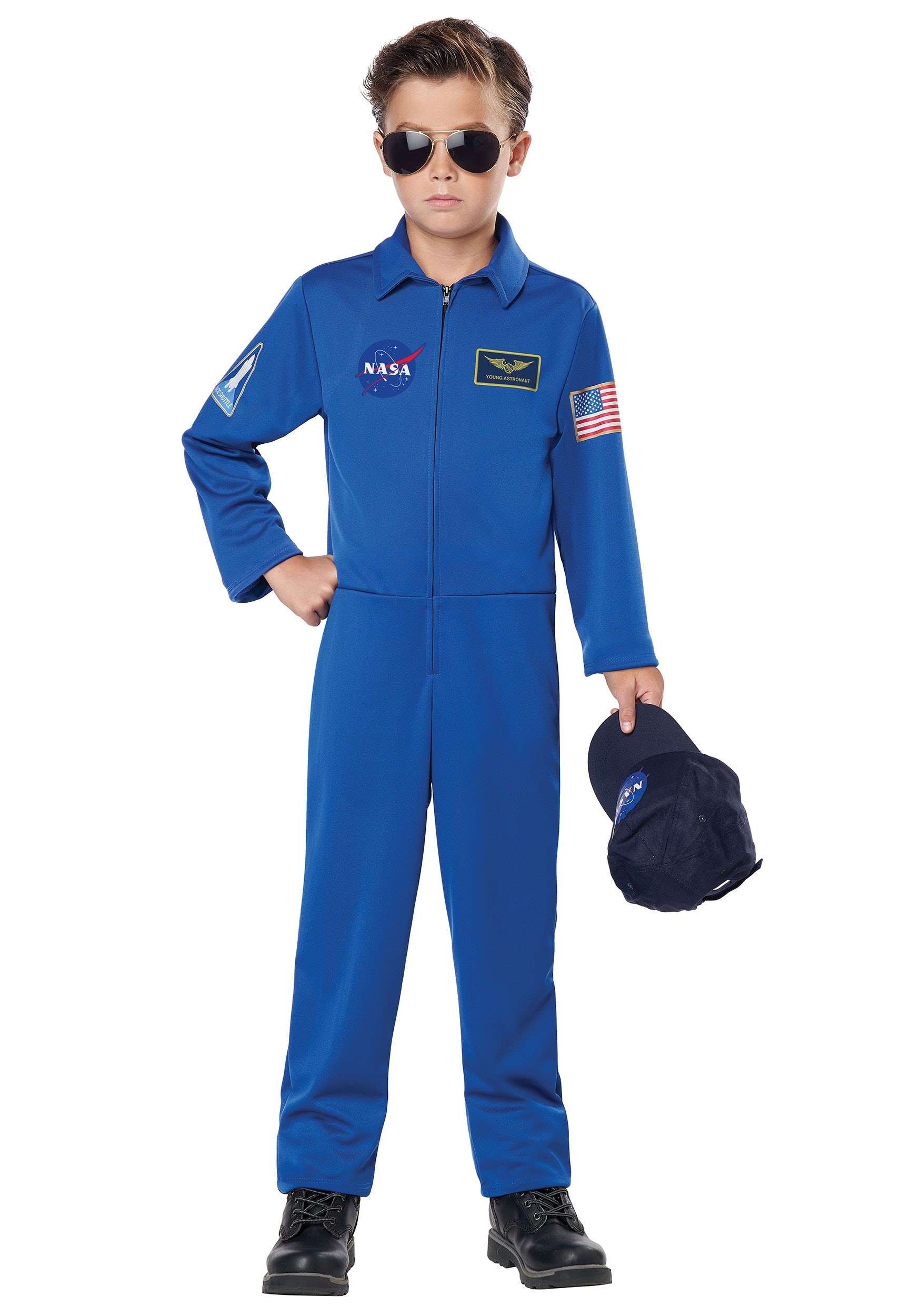 California Costumes California Costume Collection NASA Blue Jumpsuit ...