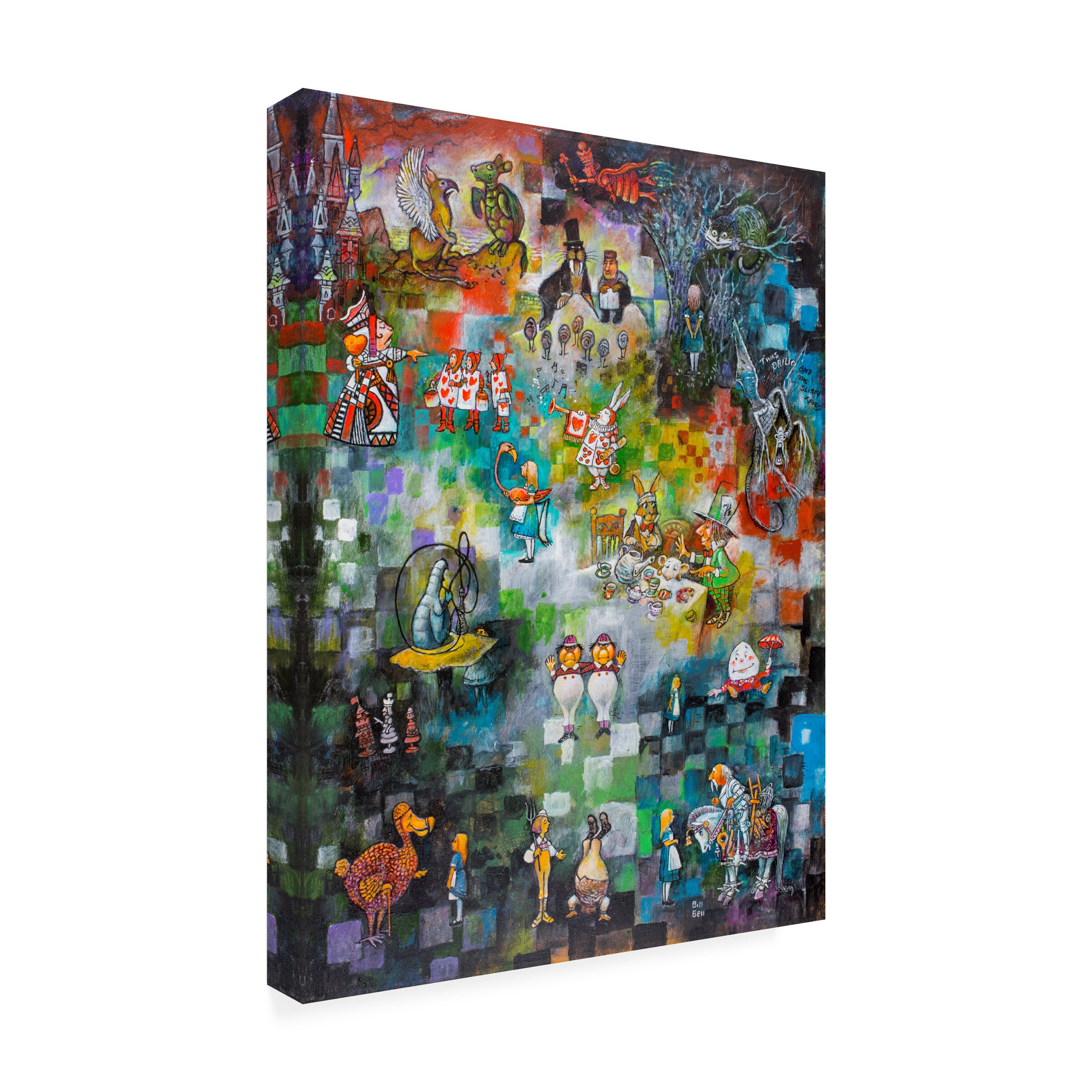 Trademark Fine Art Bill Bell Alice Canvas Art in the Wall Art ...