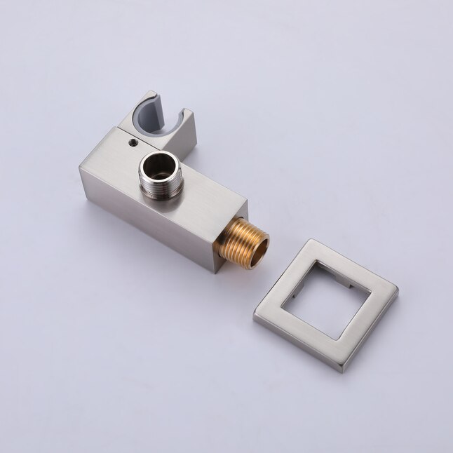 Kinwell Brushed Nickel 1 Handle Handheld Rectangle Bathtub And Shower