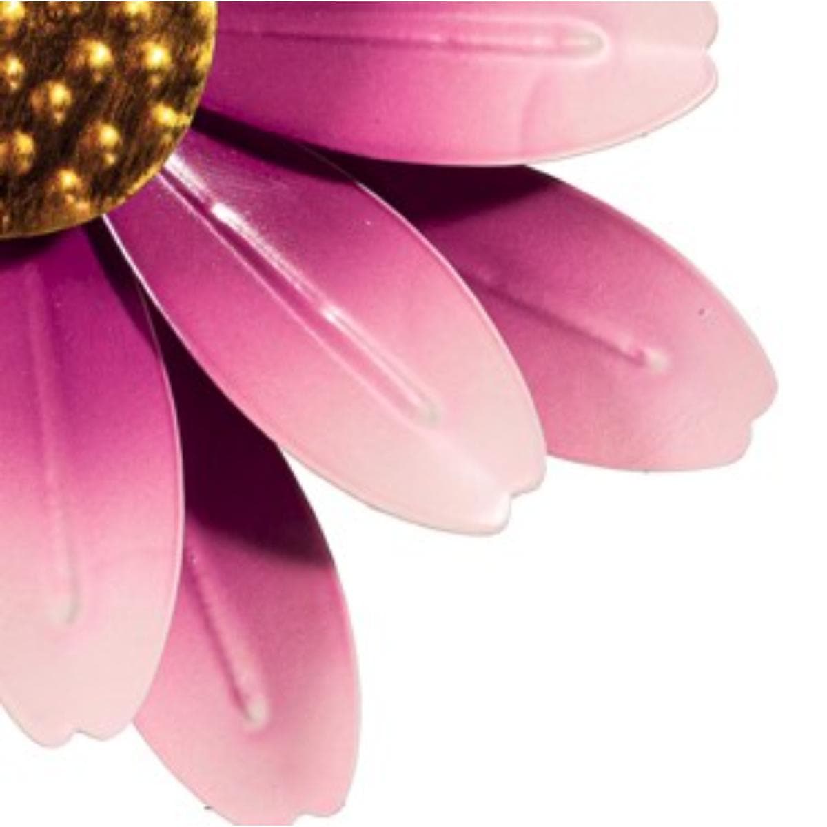 Evergreen N/AA Pink Steel Floral Wind Spinner in the Wind Spinners ...
