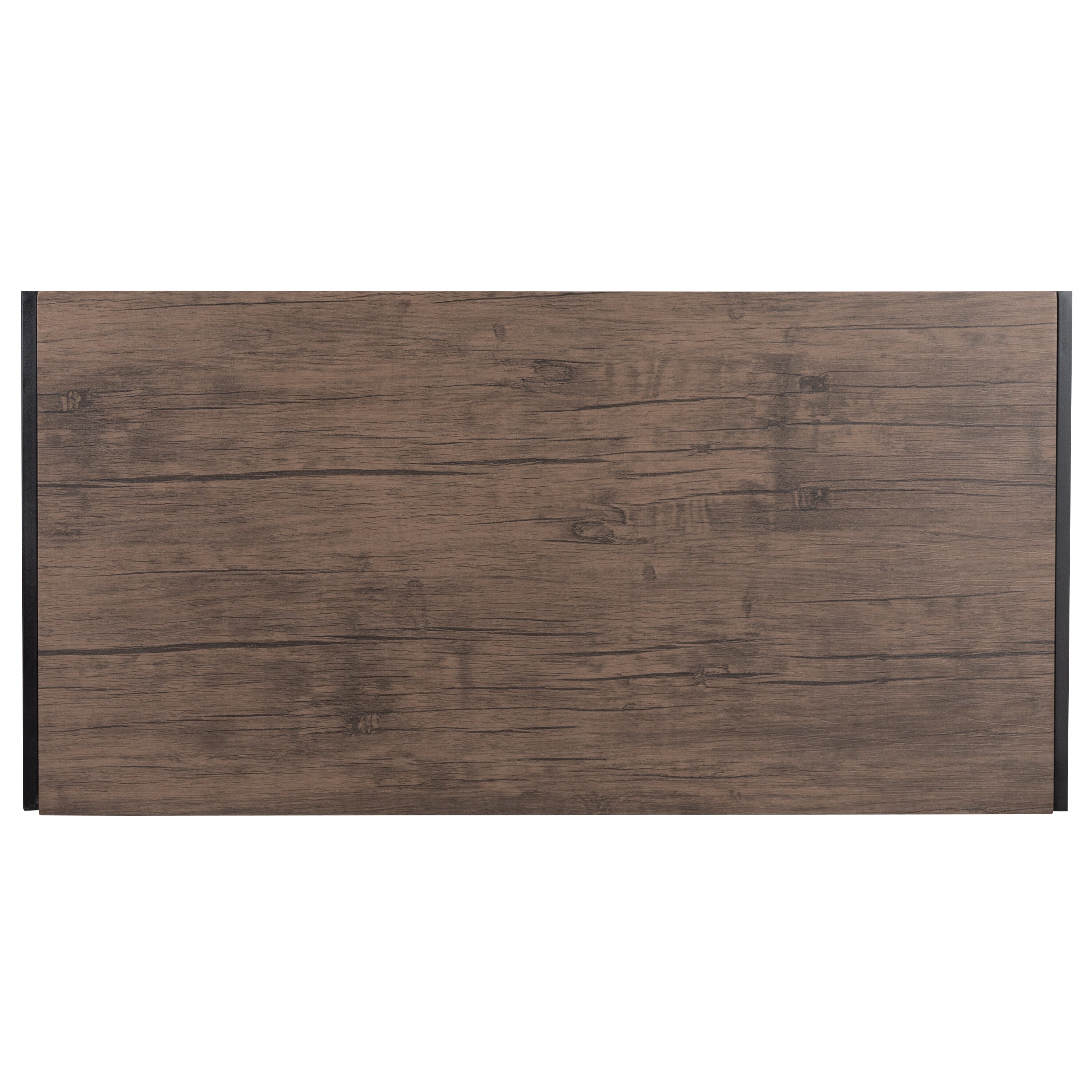 Merrick Lane Perth Folding Computer Desk with Rustic Wood Grain Finish ...