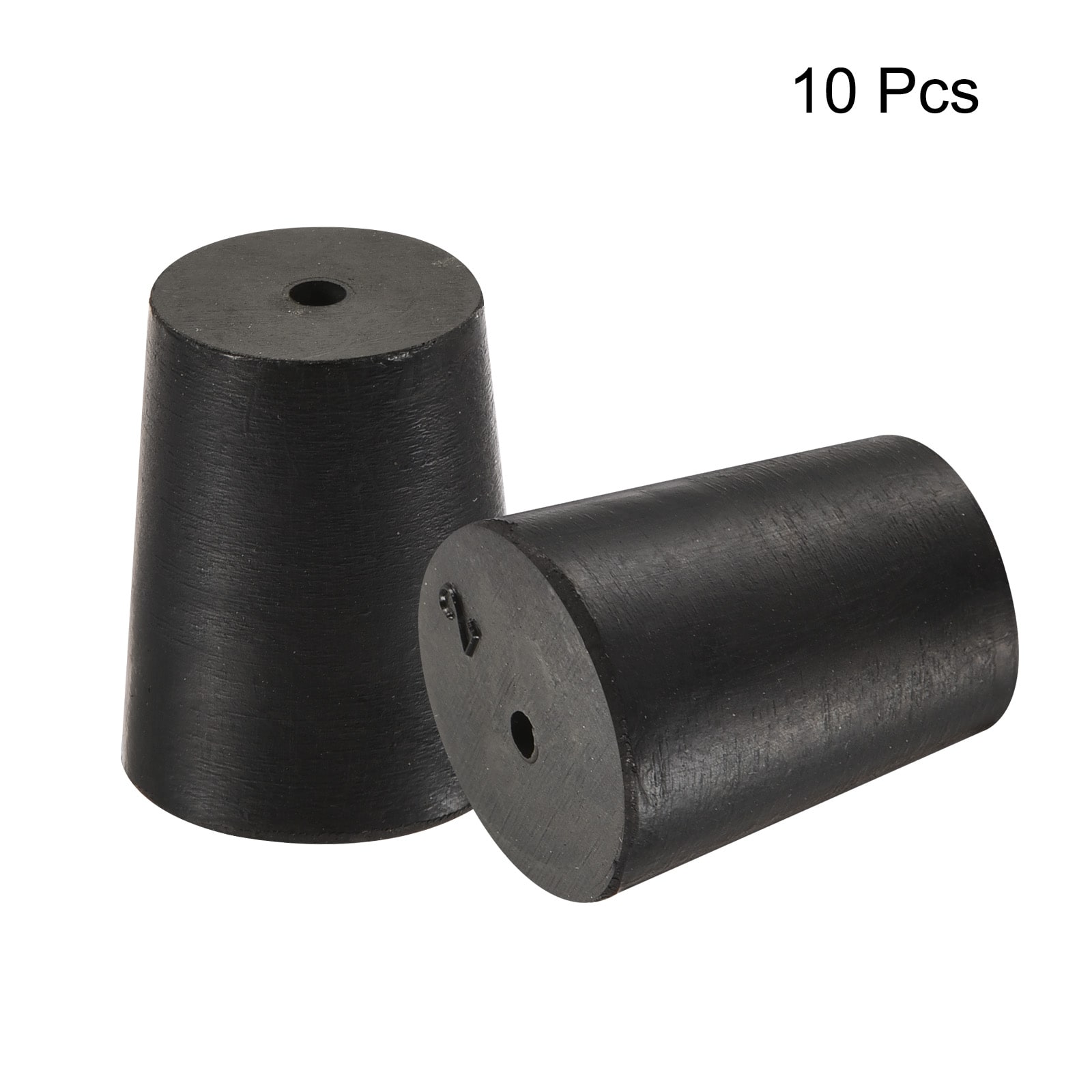 Unique Bargains Rubber Tapered Plug 16mm to 20mm with Hole Test Tubes ...
