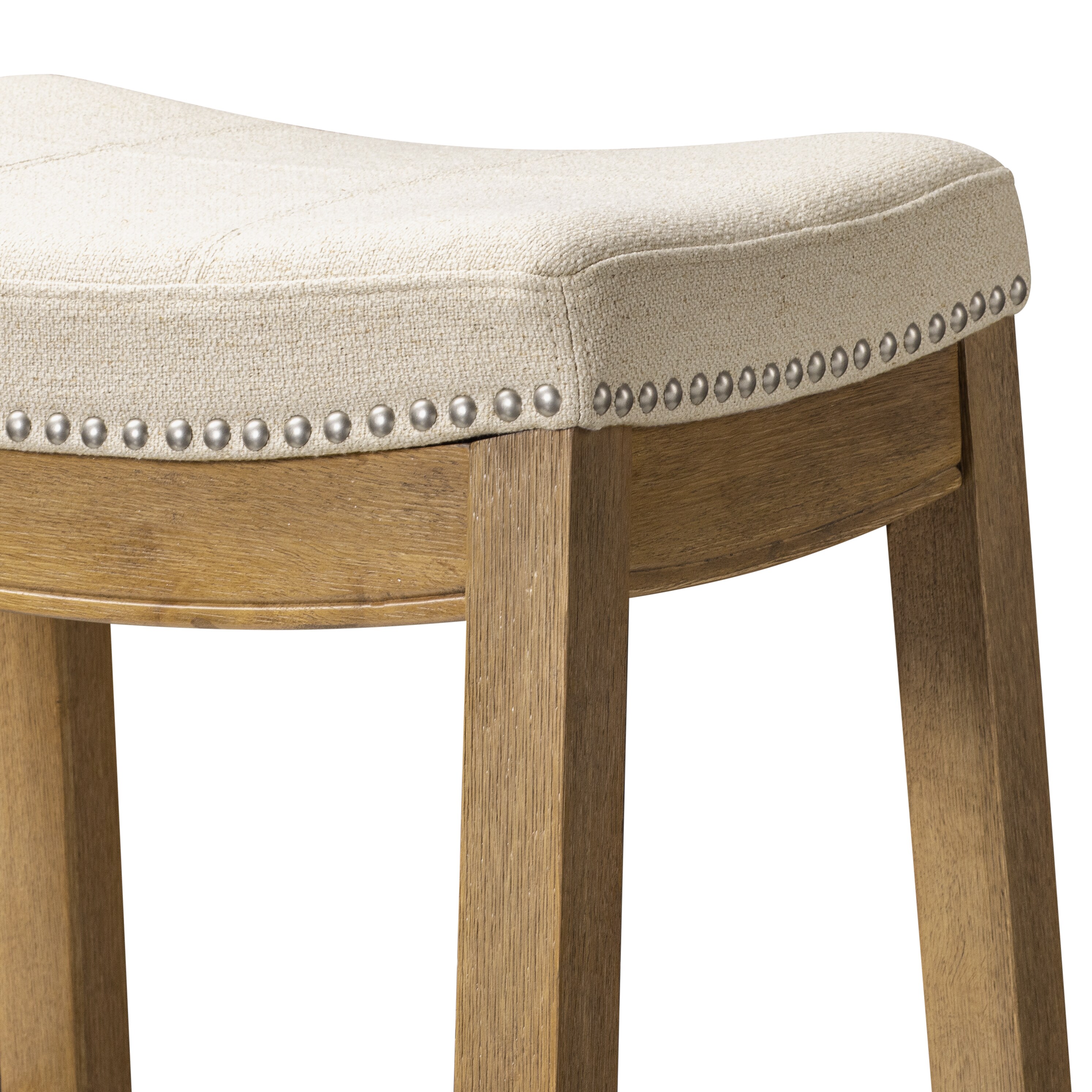 Maven Lane 26in Sophia Backless Counter Stool In Aged Natural Finish ...