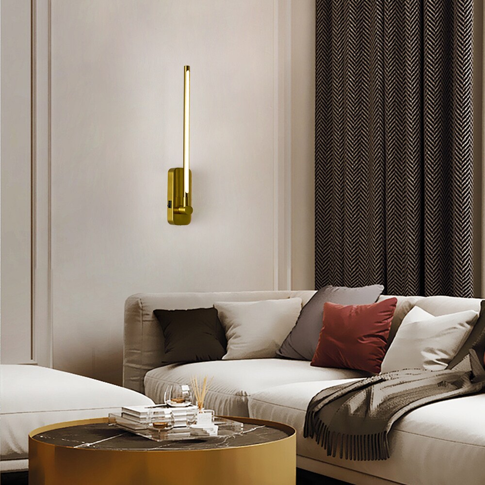 Oyezvary Gold Battery Operated Wall Sconces with Remote Control LED ...