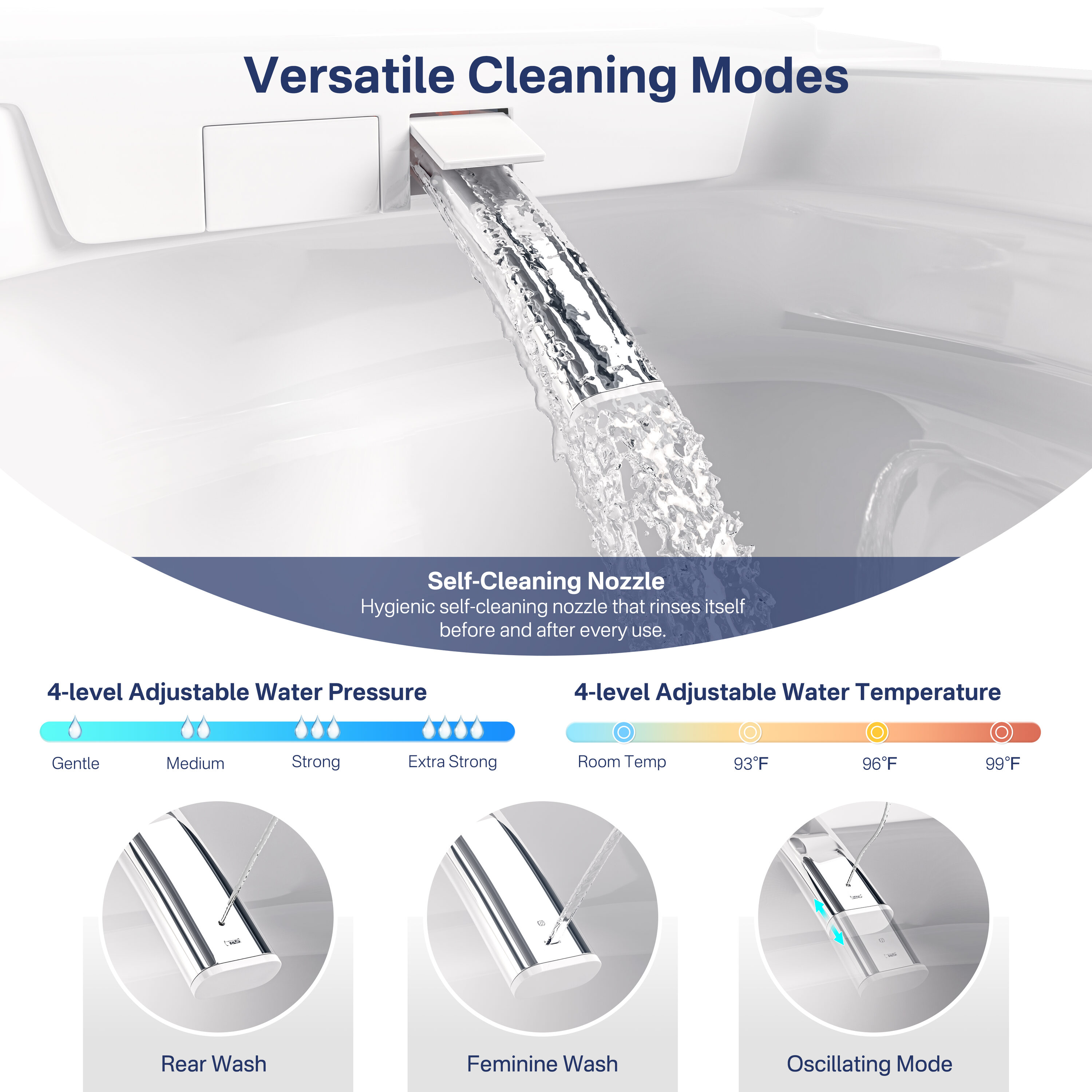 Eridanus Mason Crisp White (Auto Flush + Heated Seat) Elongated ...
