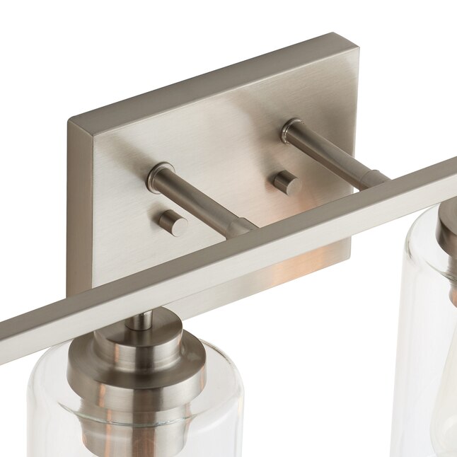 KAWOTI 30-in 4-Light Brushed Nickel Led; Modern/Contemporary Vanity ... KAWOTI 30-in 4-Light Brushed Nickel Led; Modern/Contemporary Vanity ...