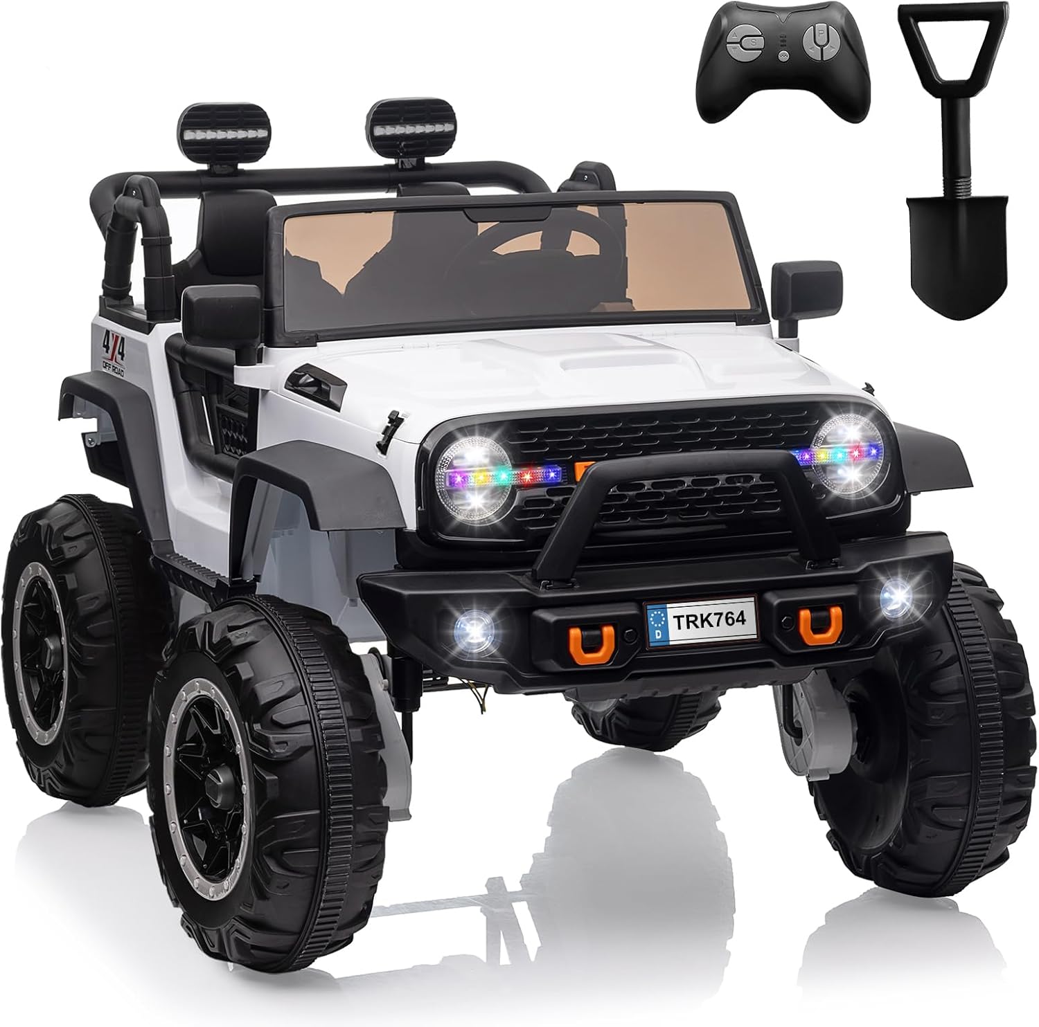 IdealHouse 24V Ride on Car Toys Remote Control 4 Wheels Electric Power ...