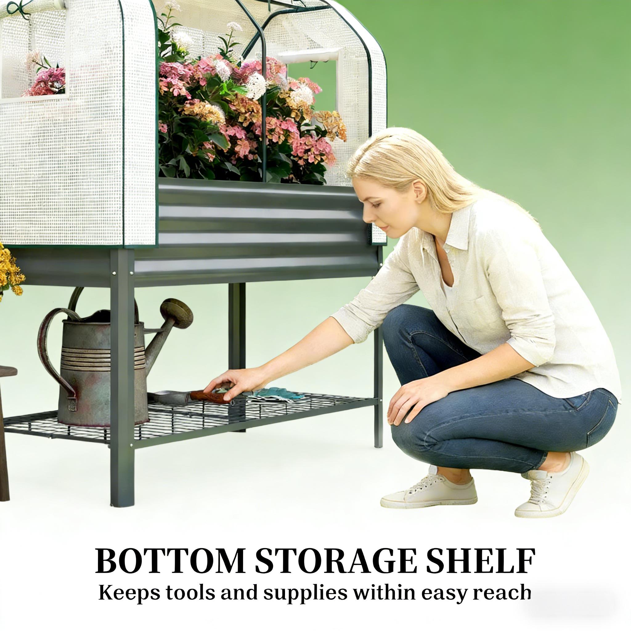 Blisstyle Convenient Flower Boxs Outdoor Plant Boxs Raised Garden Bed ...