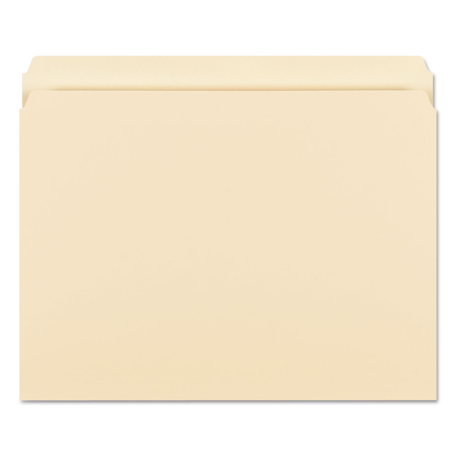 Smead Manila File Folders Straight Tabs Letter Size 0.75 Inch Expansion ...
