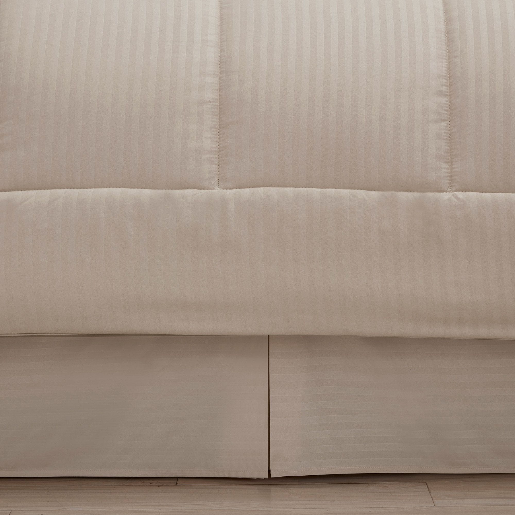 Sweet Home Collection 8 Piece Embossed Dobby Stripe All Season Bed in a ...