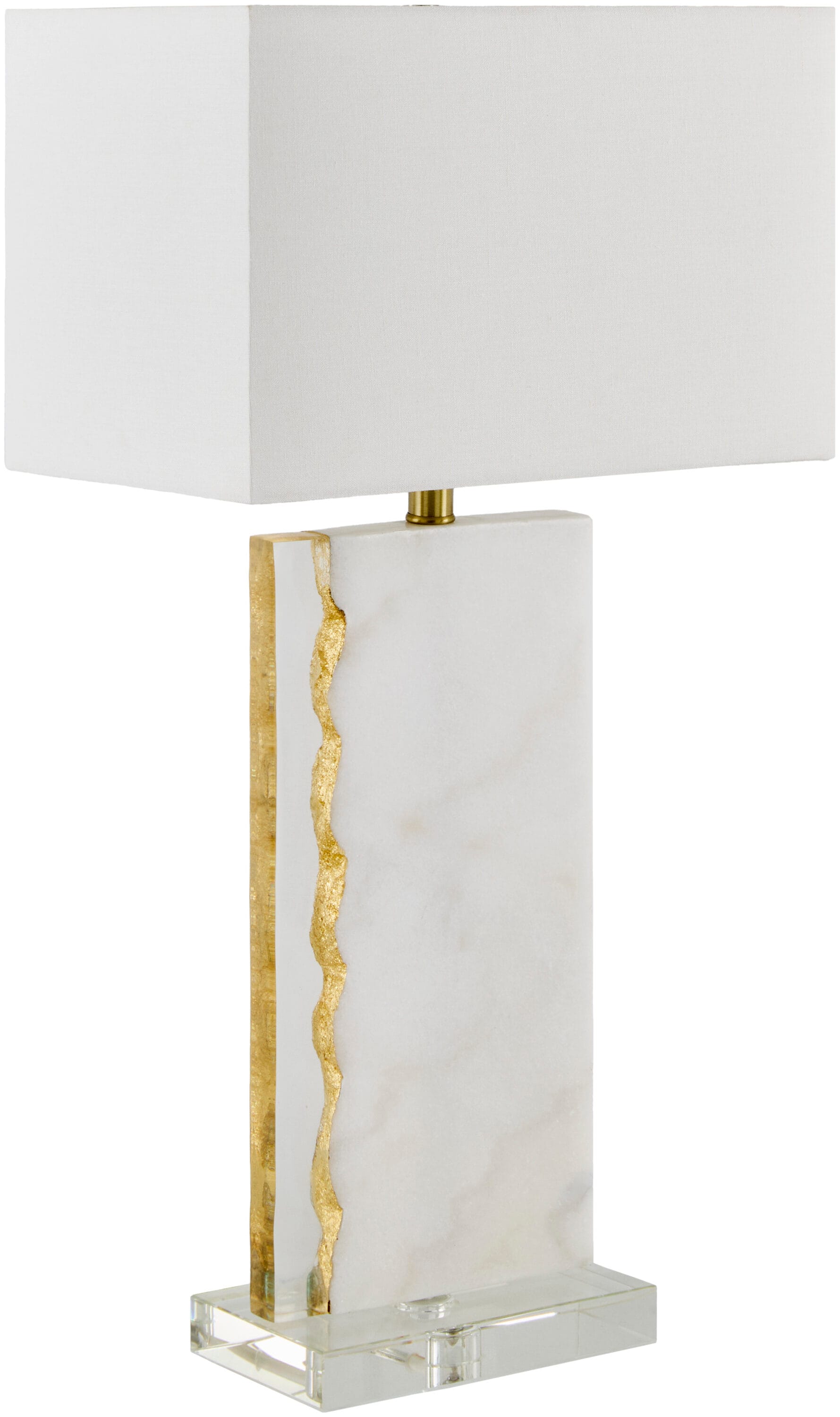 Livabliss Fivo 26-in White 3-way Table Lamp with Linen Shade in the ...