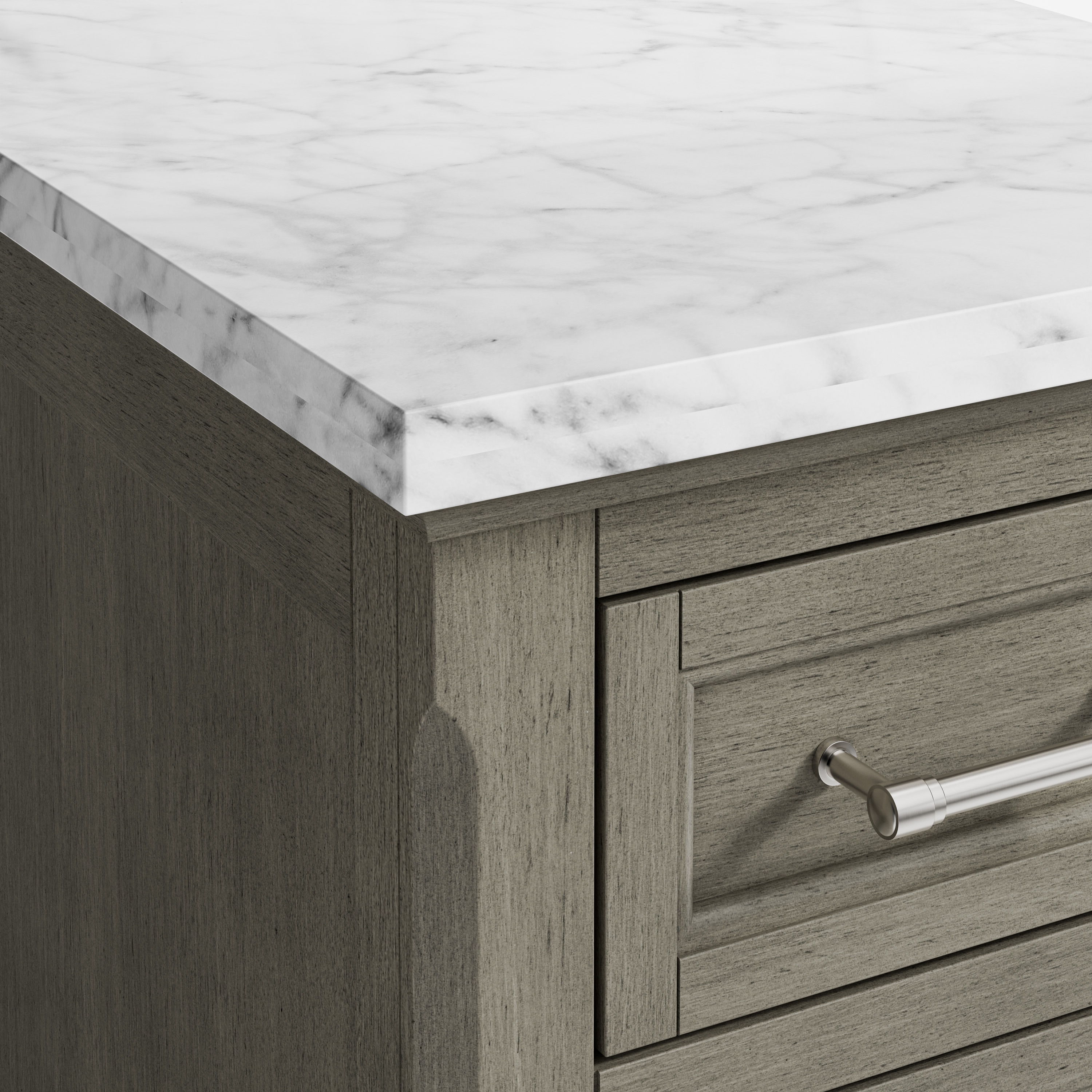allen + roth Roveland 48-in Smokewood Undermount Single Sink Bathroom ...