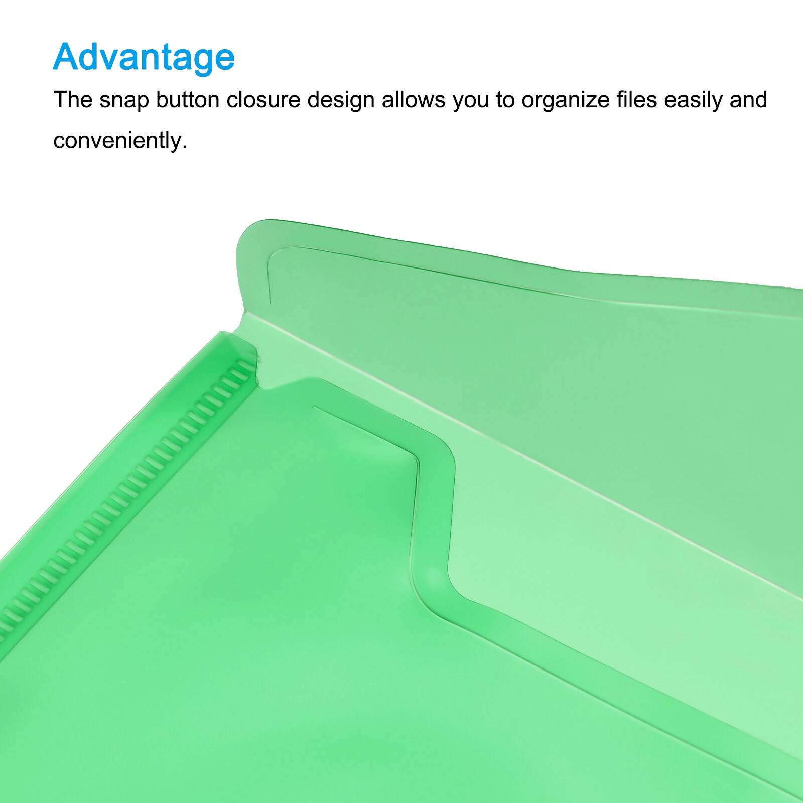 Unique Bargains File Folders A5 Size Plastic Envelopes Document ...
