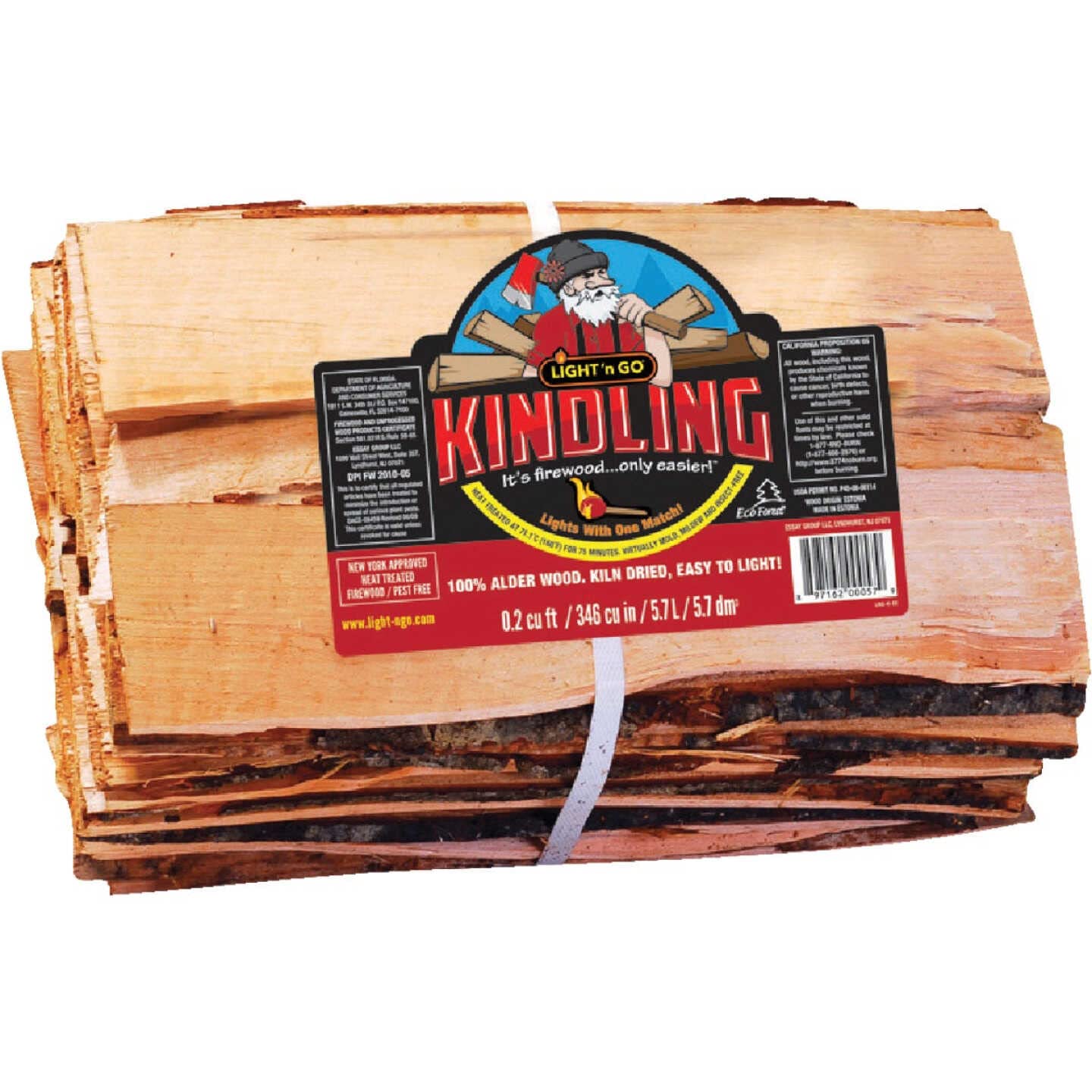 Eco Forest EcoForest Light'n Go Kindling 100 Alder Firestarter Bundle ...
