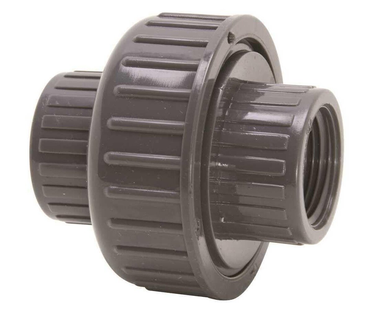 B&K B K 164-104 PVC SCH 80 Threaded Union 3/4 in the PVC Pipe ...