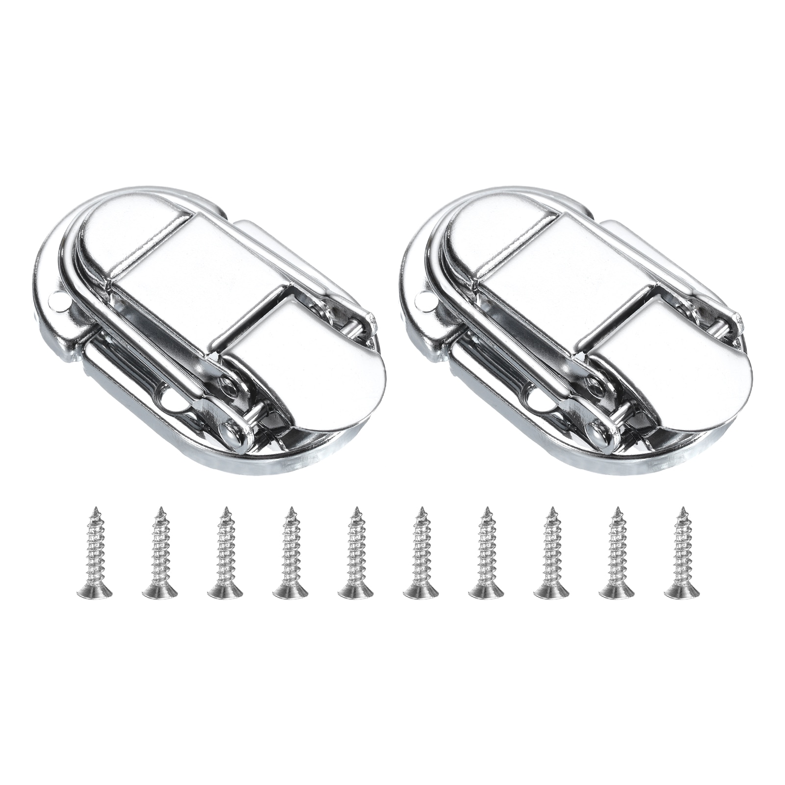 Unique Bargains 2pcs Duck-billed Hasp Lock 55 x 35mm Decorative Retro ...