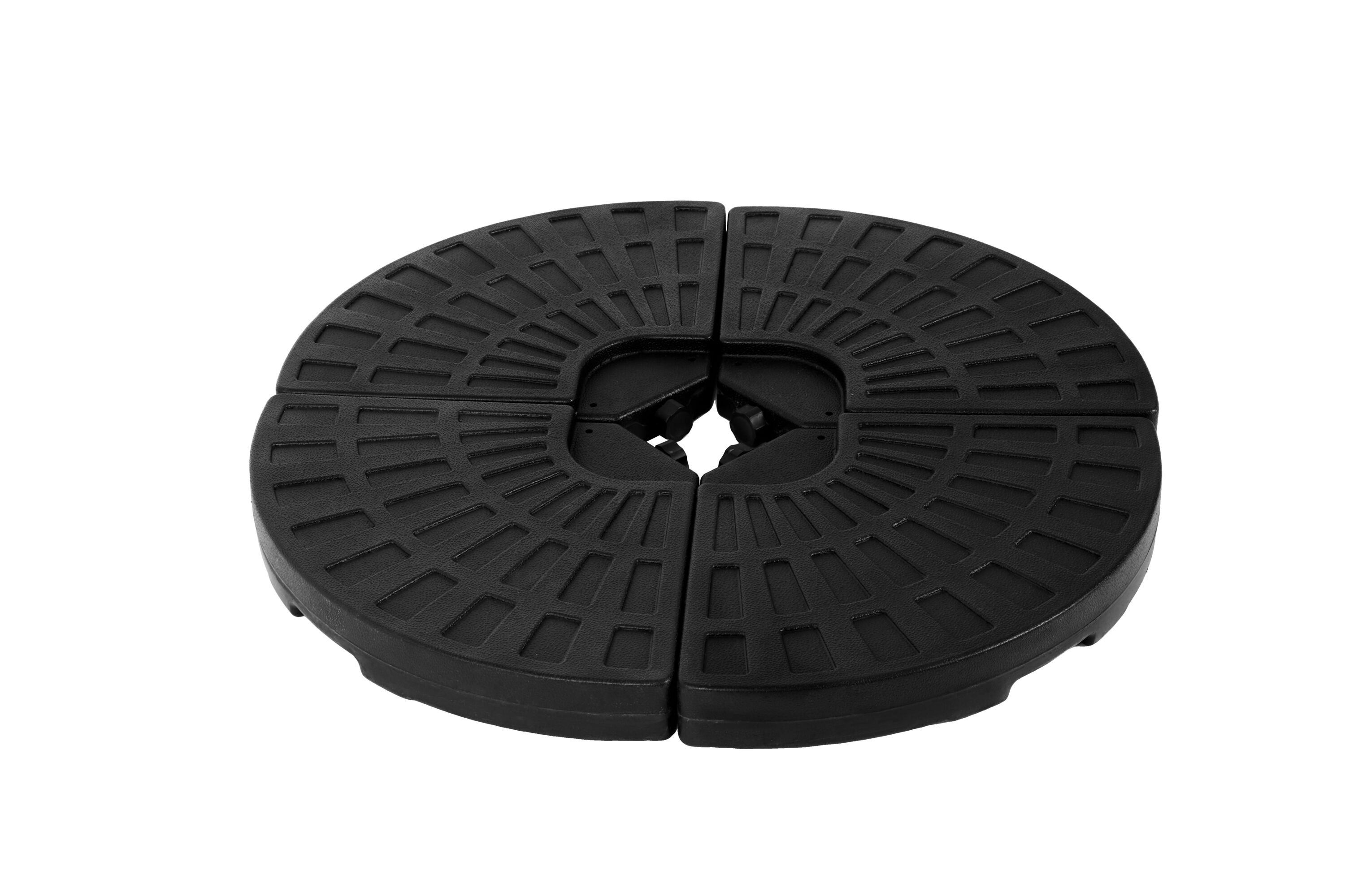 Boho Havens Black Umbrella Base in the Patio Umbrella Bases department ...